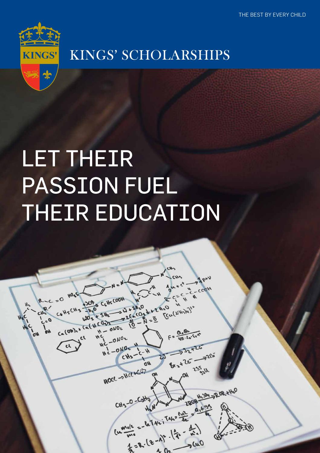 Kings' Scholarships brochure by Kings' Education - Issuu