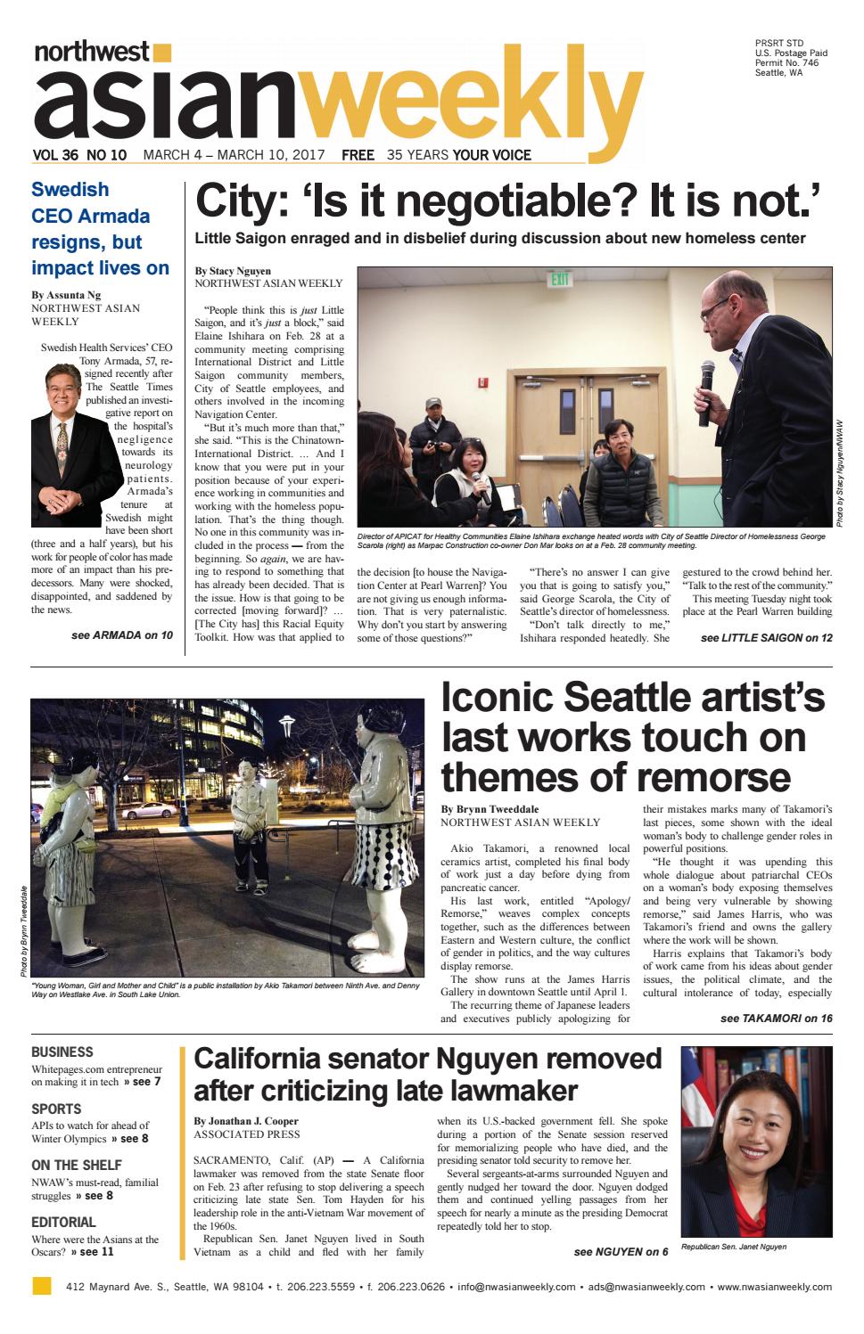 VOL 36 NO 10 | MARCH 4 – MARCH 10, 2017 by Northwest Asian Weekly - Issuu