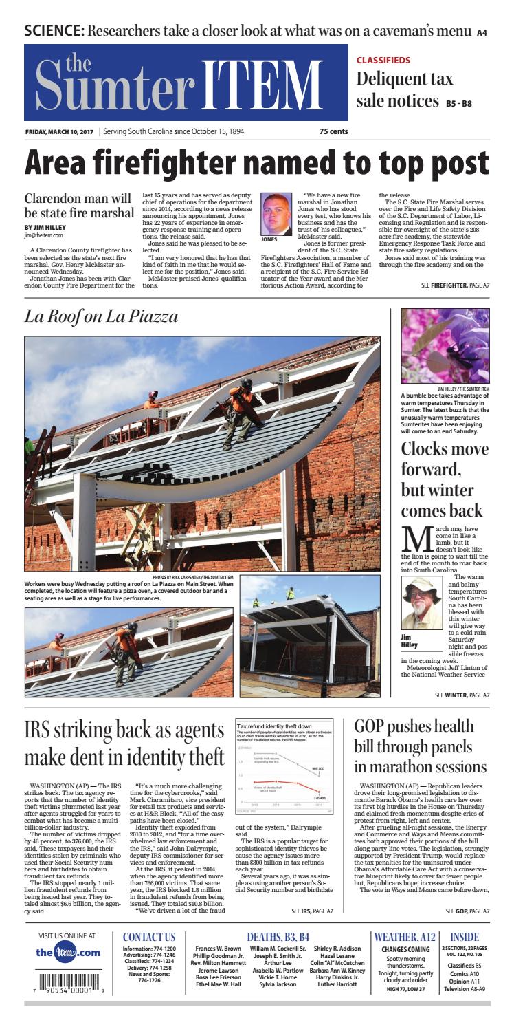March 10, 2017 by The Sumter Item - Issuu
