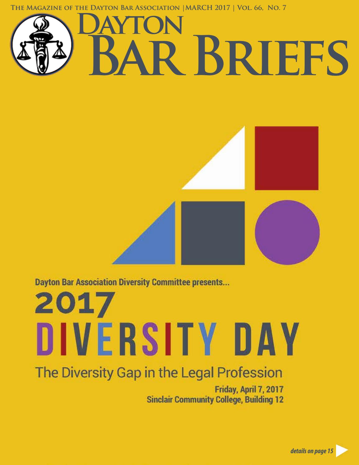 March 2017 Dayton Bar Briefs by Dayton Bar Association - Issuu