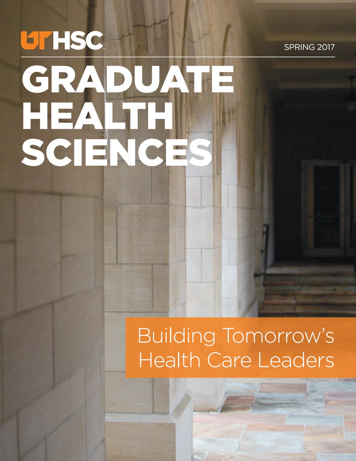 UTHSC Graduate Health Sciences Spring 2017 by University of Tennessee ...