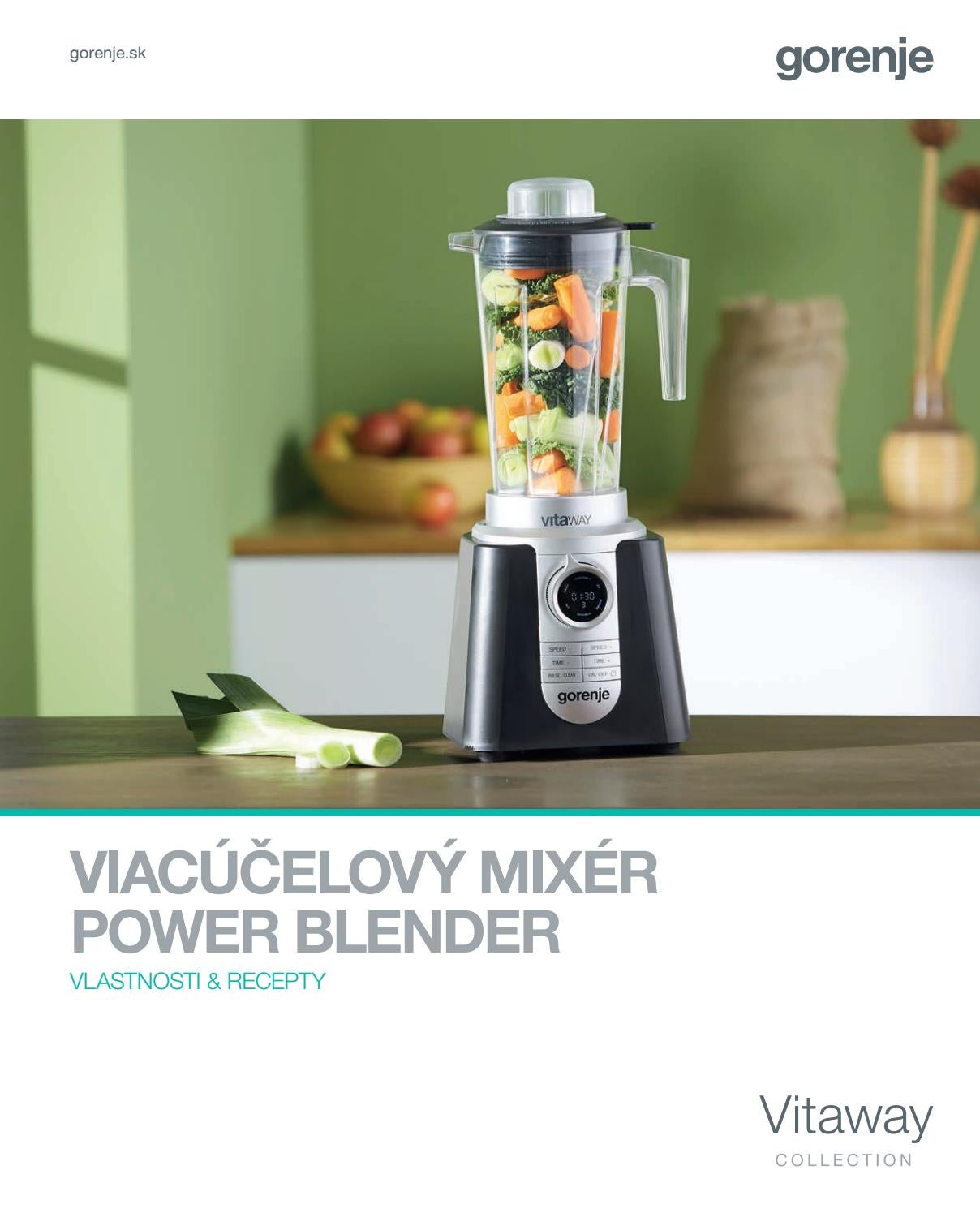 Power blender brochure sk by Gorenje d.o.o. - Issuu