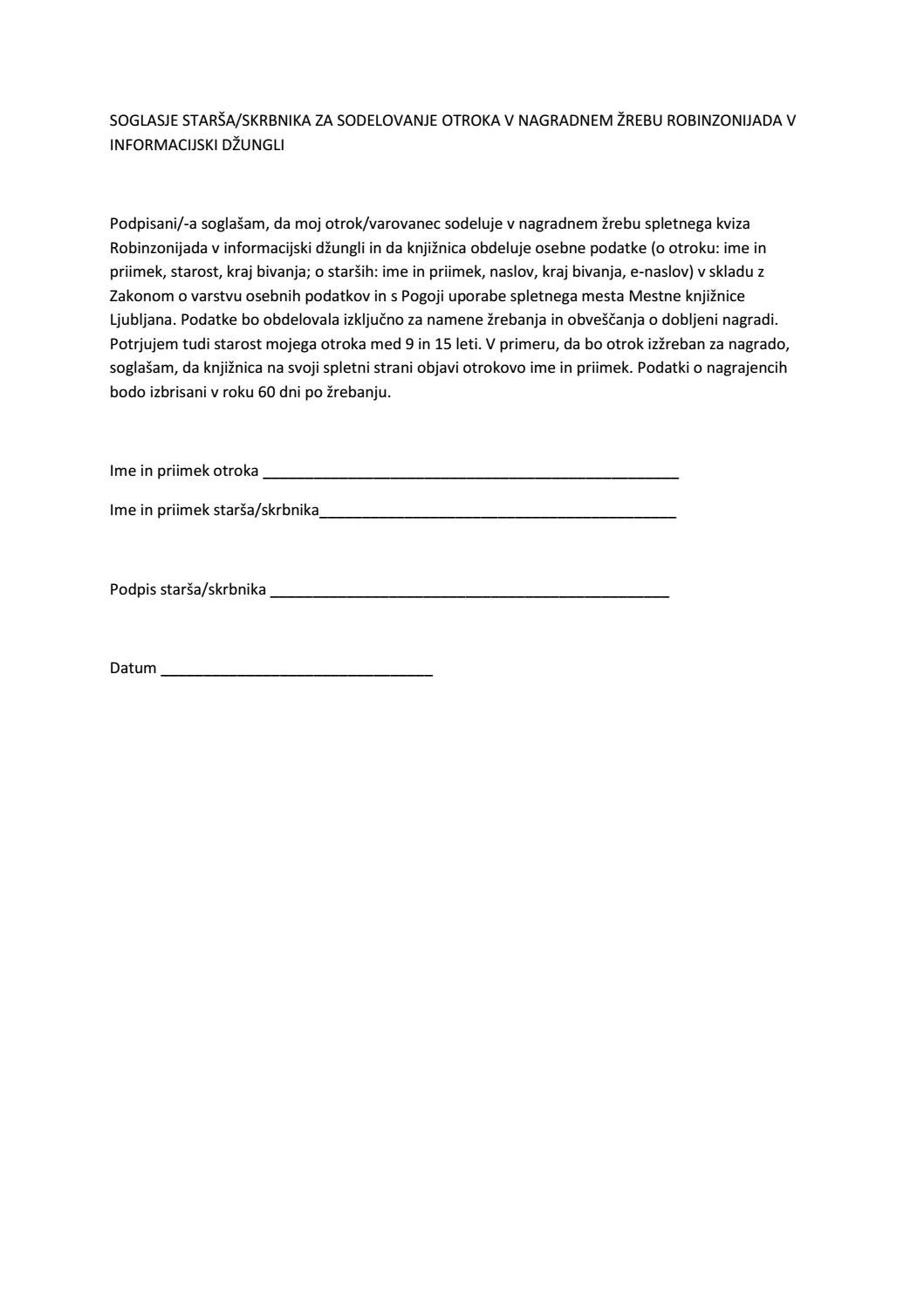 Soglasje starsa 2017 2 by Mestna knjižnica Ljubljana - Issuu