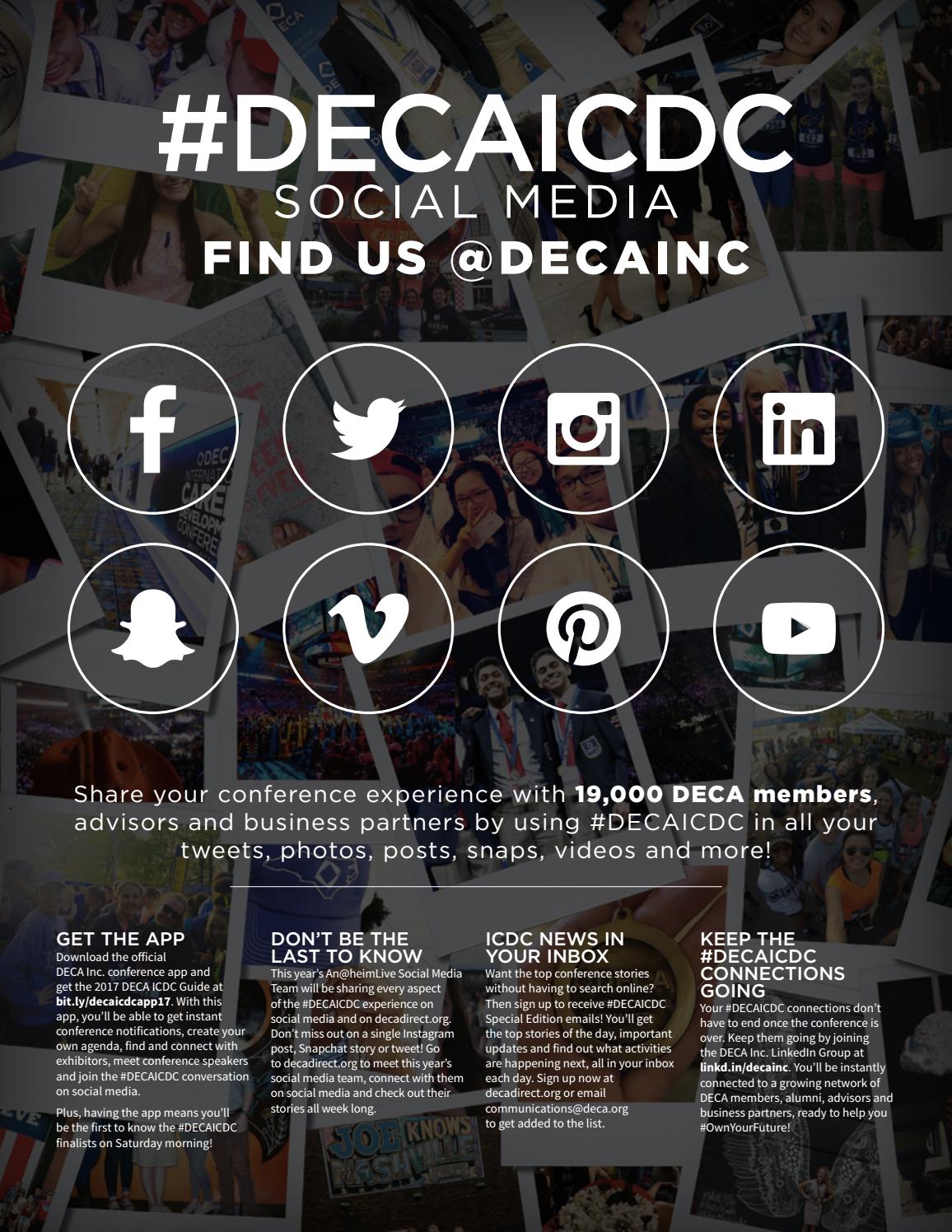 2017 ICDC Program by DECA Inc. - Issuu