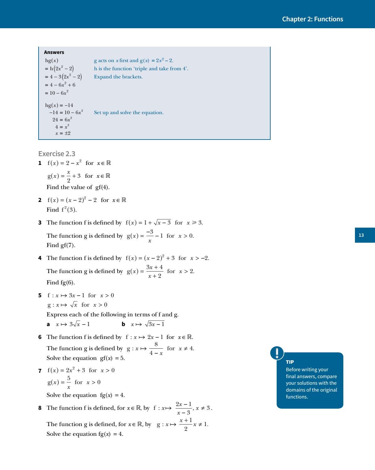 Preview Cambridge IGCSE Additional Mathematics Practice Book by ...