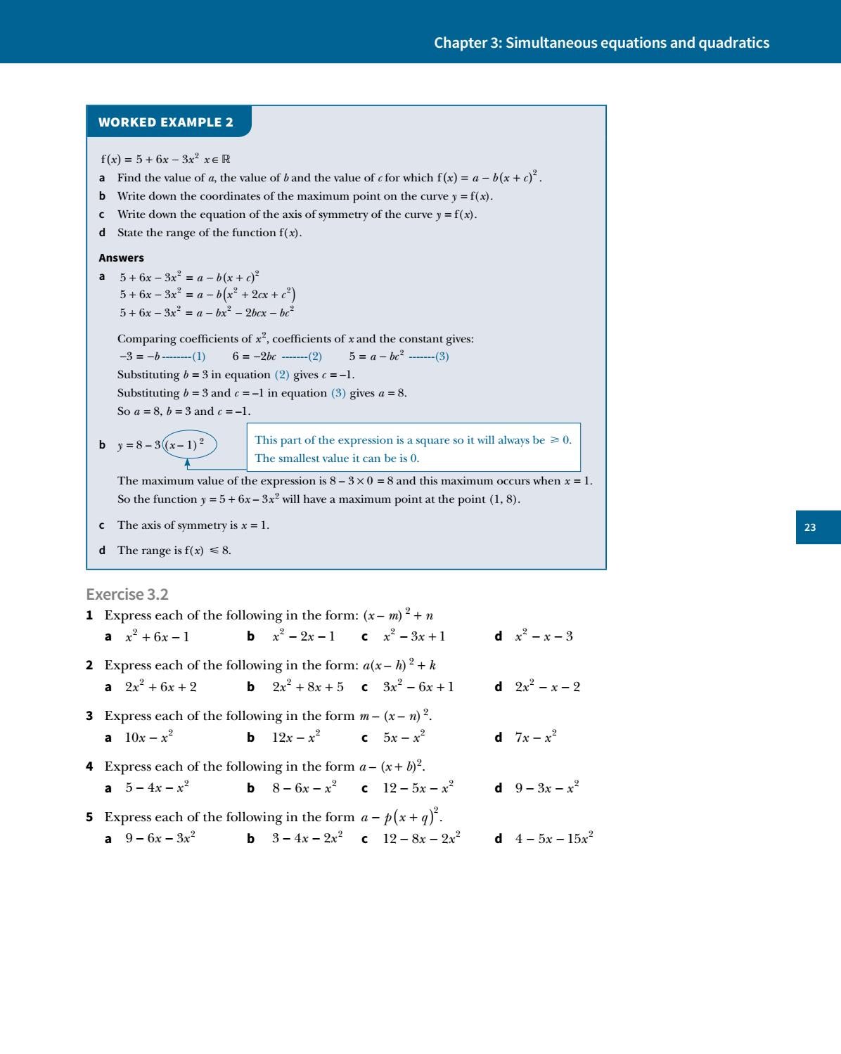 Preview Cambridge IGCSE Additional Mathematics Practice Book by ...