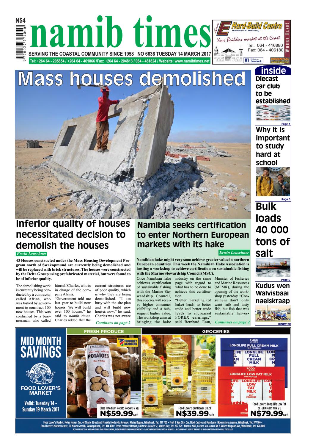 14 march namib times e edition by Namib Times Virtual - Issuu
