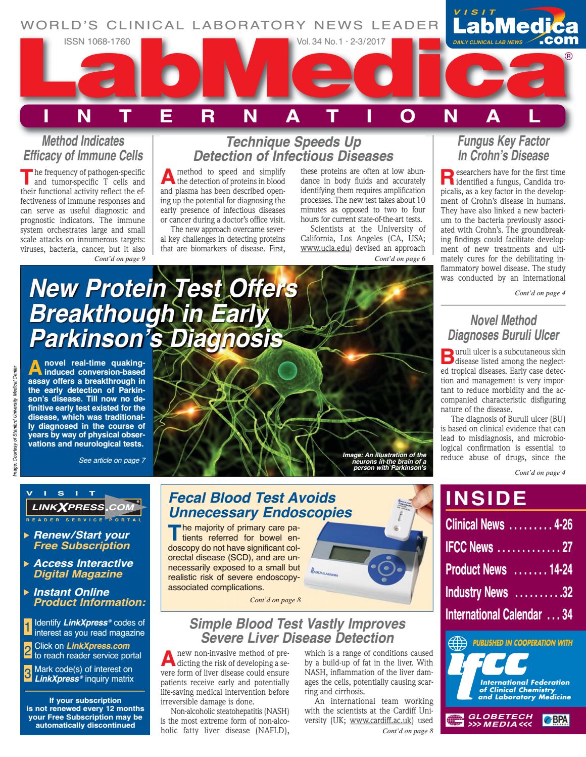 LabMedica International March 2017 by Globetech - Issuu