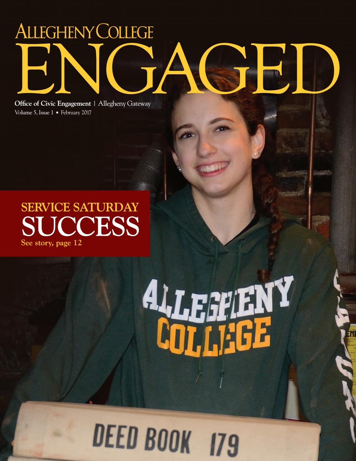 Engaged Magazine Spring 2017 by Allegheny College - Issuu