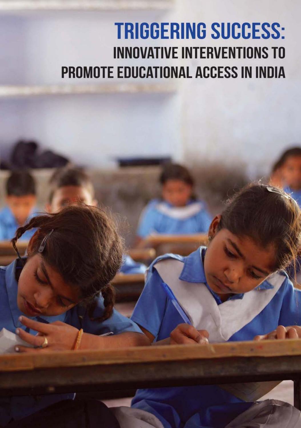 Triggering Success: Innovative Interventions to Promote Educational ... Triggering Success: Innovative Interventions to Promote Educational ...