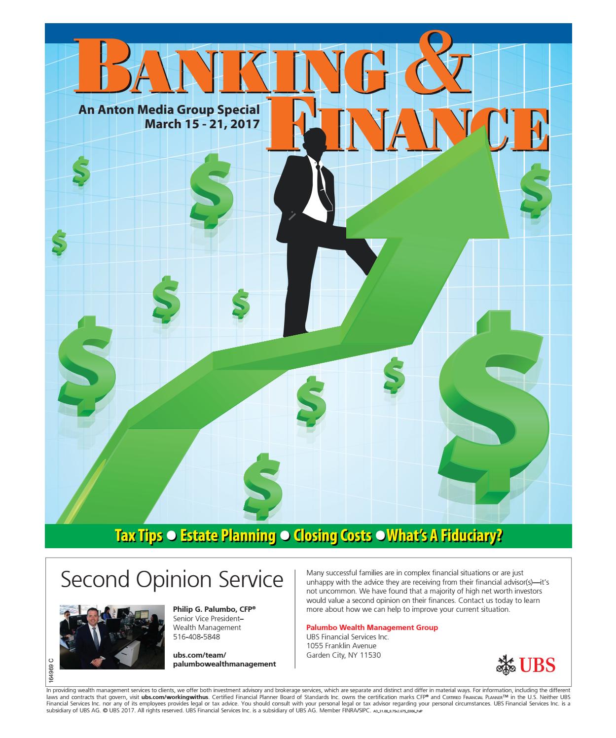 Banking & Finance 03 15 2017 by Anton Community Newspapers - Issuu