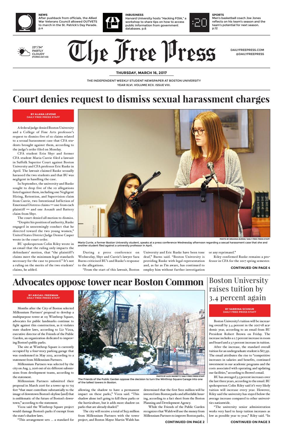 3-16-2017 by The Daily Free Press - Issuu