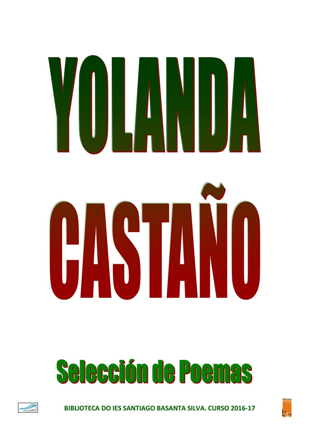 Selección de poemas de Yolanda Castaño by Inés Ramil Rego - Issuu