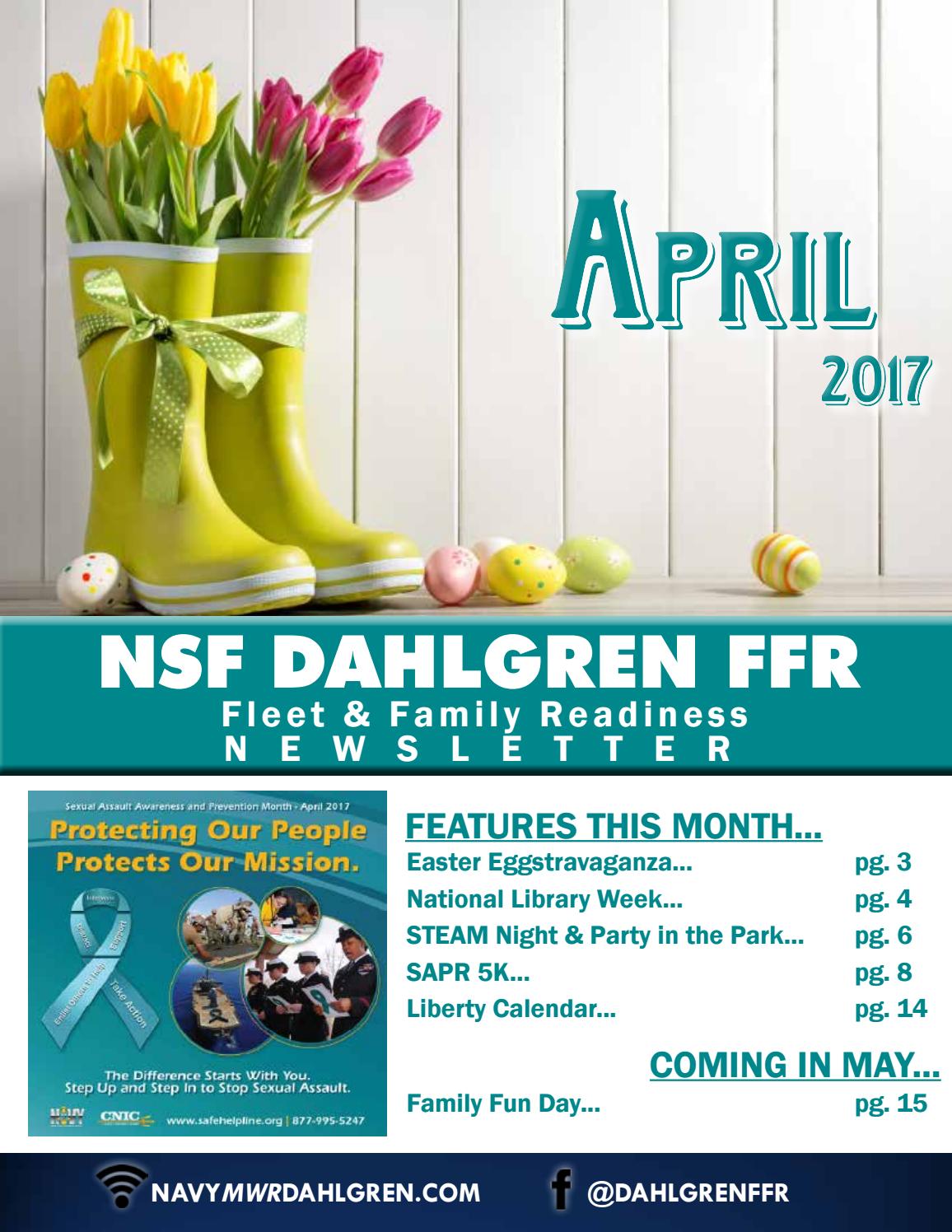 NSF Dahlgren MWR April Newsletter by Dahlgren Marketing - Issuu