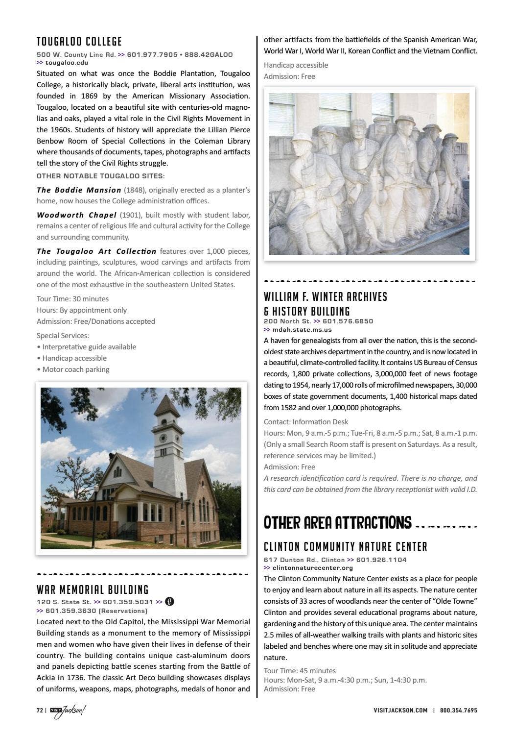 2017 Visit Jackson MS Tour Guide by Visit Jackson Mississippi - Issuu