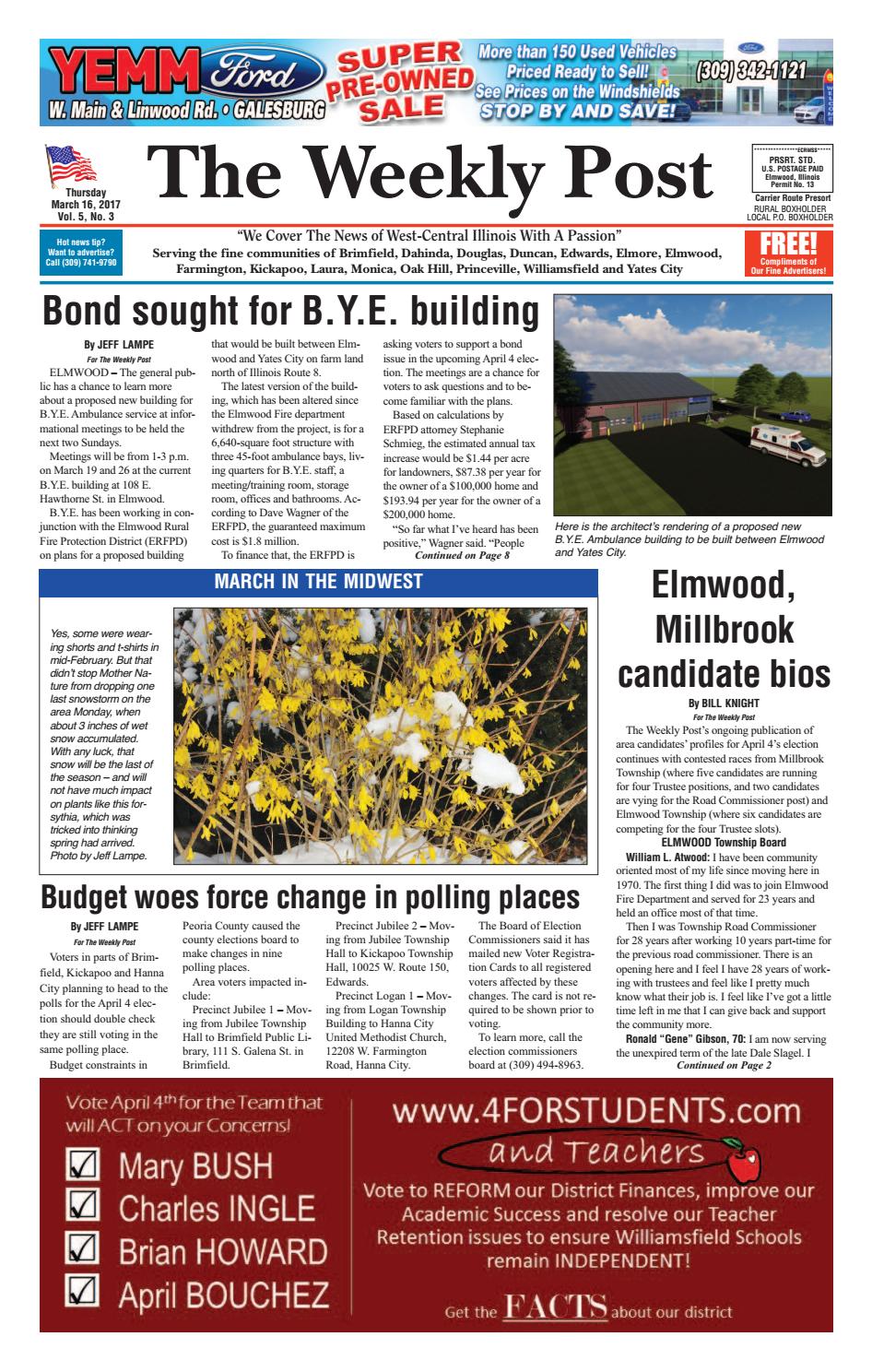 The Weekly Post 3/16/17 by The Weekly Post - Issuu