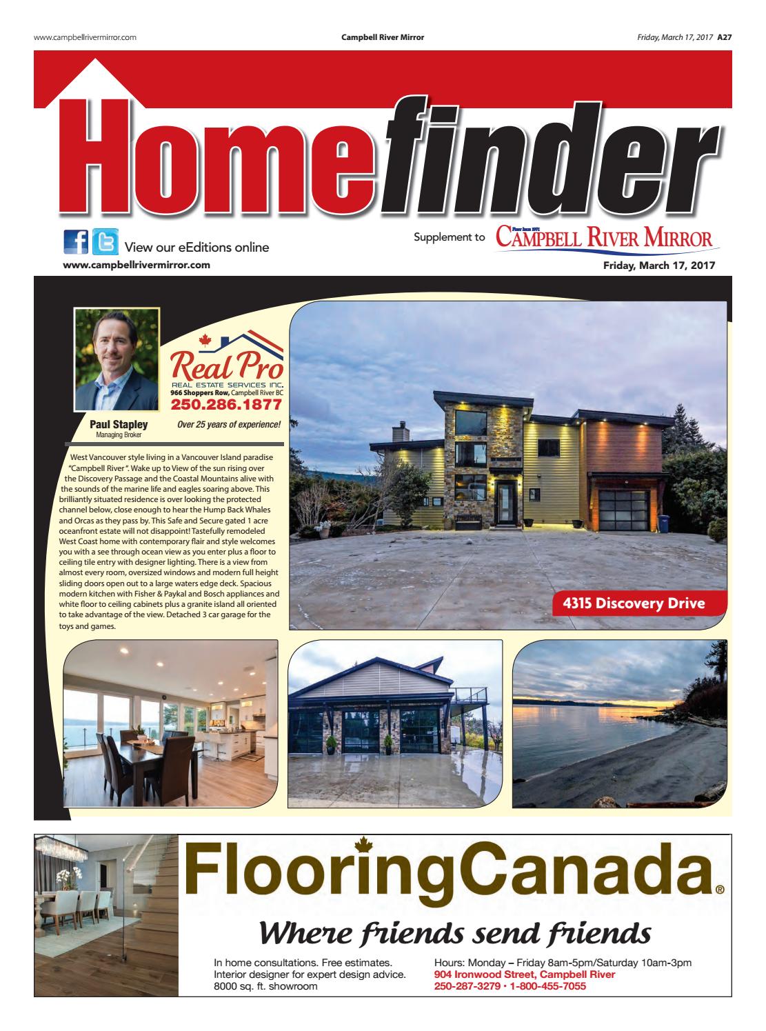 Real Estate Guide - CRM Homefinder - March 17, 2017 by Black Press ...