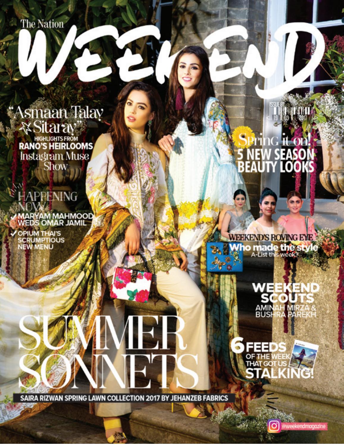 Weekend magzine 19 march, 2017 by Weekend - Issuu