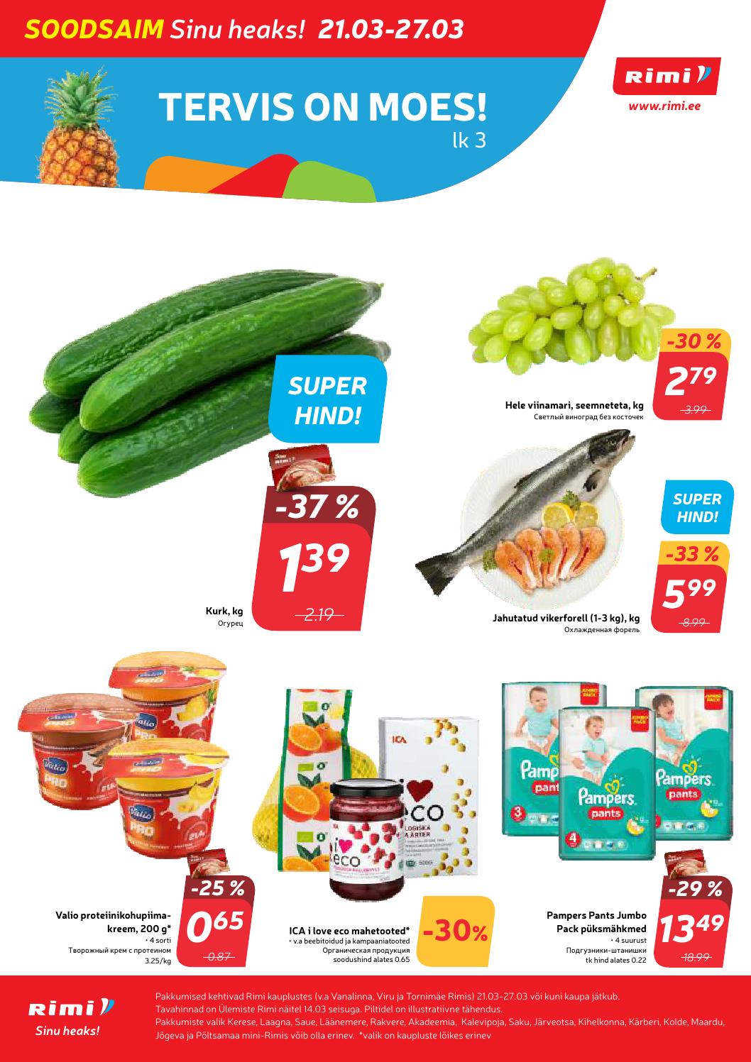 W12 Soodsaim sinu heaks (21.03-27.03) by Rimi - Issuu