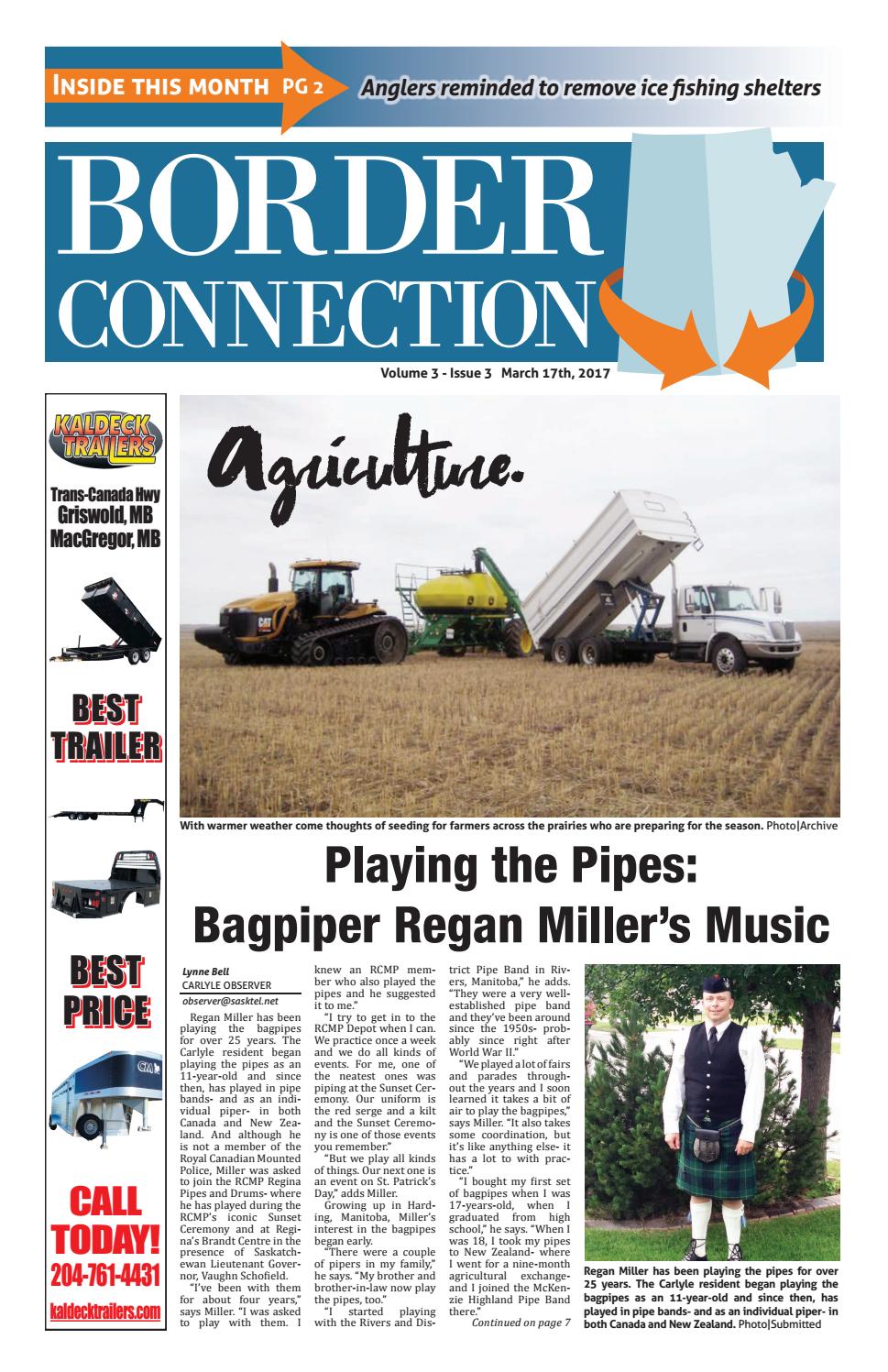 Border Connection: March 2017 by Carlyle Observer - Issuu