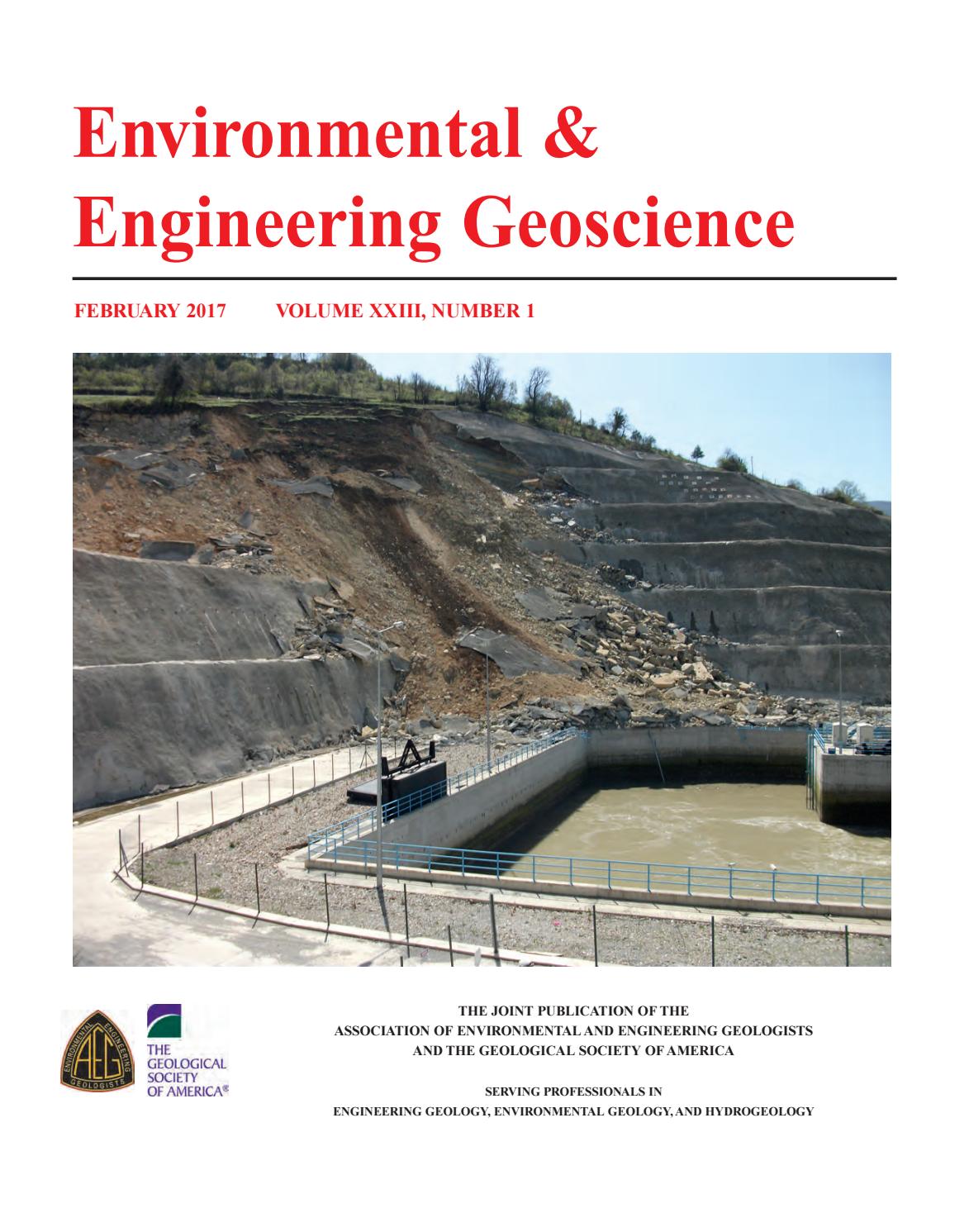Environmental & Engineering Geoscience by Association of Environmental ...
