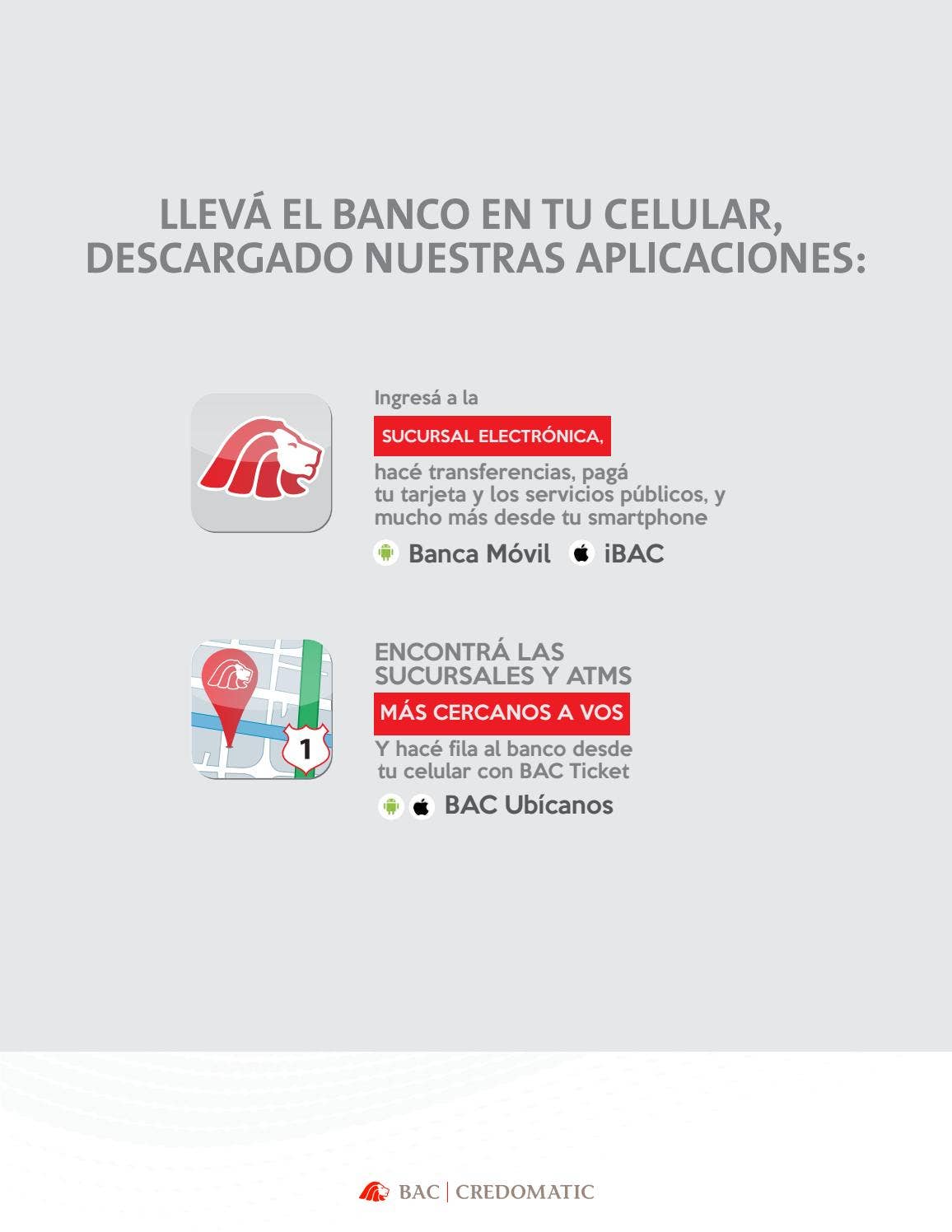 Sucursal Electrónica BAC CREDOMATIC by BAC Costa Rica - Issuu