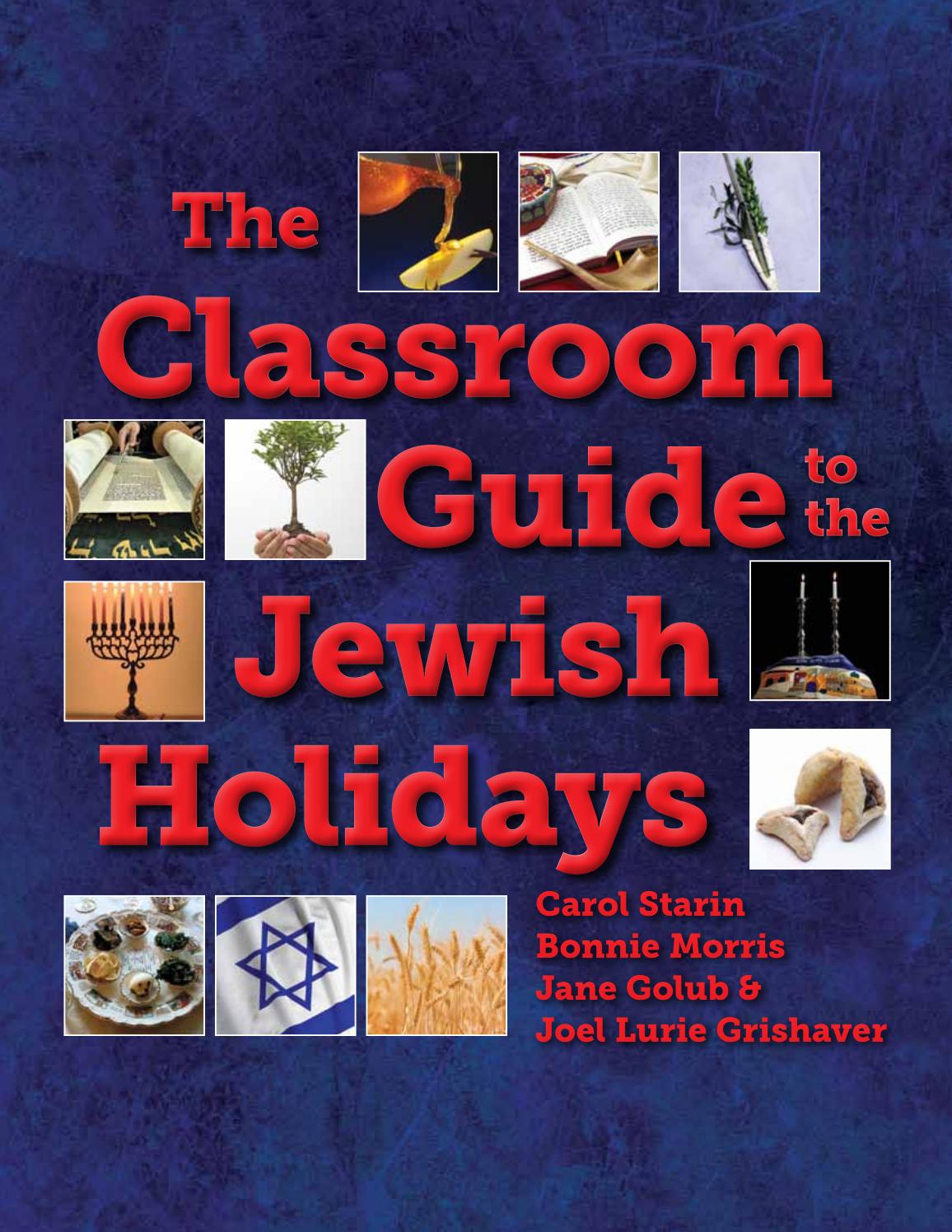 The Classroom Guide to the Jewish HOlidays by Torah Aura Productions ...