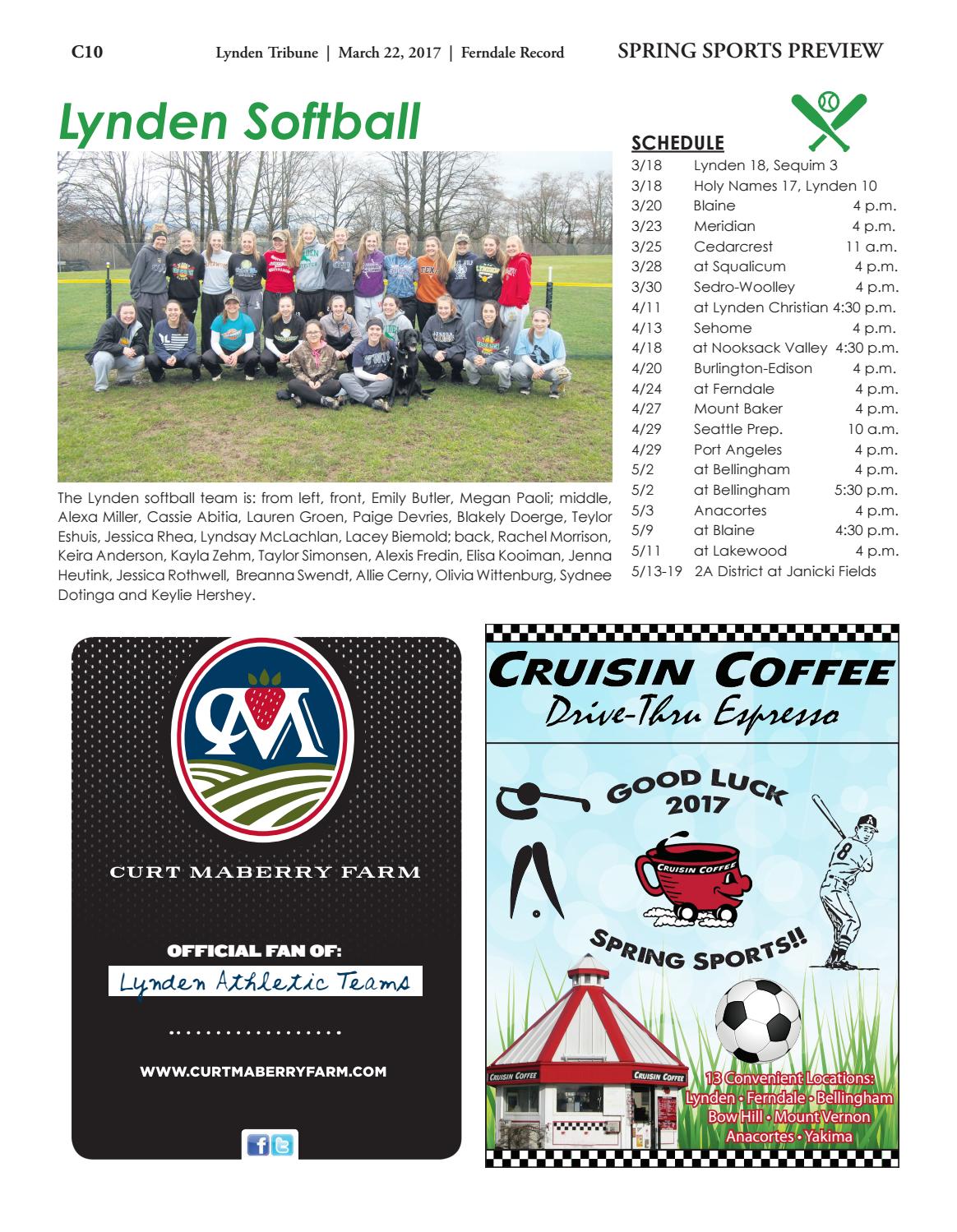 Spring Sports Preview 2017 by Lynden Tribune - Issuu