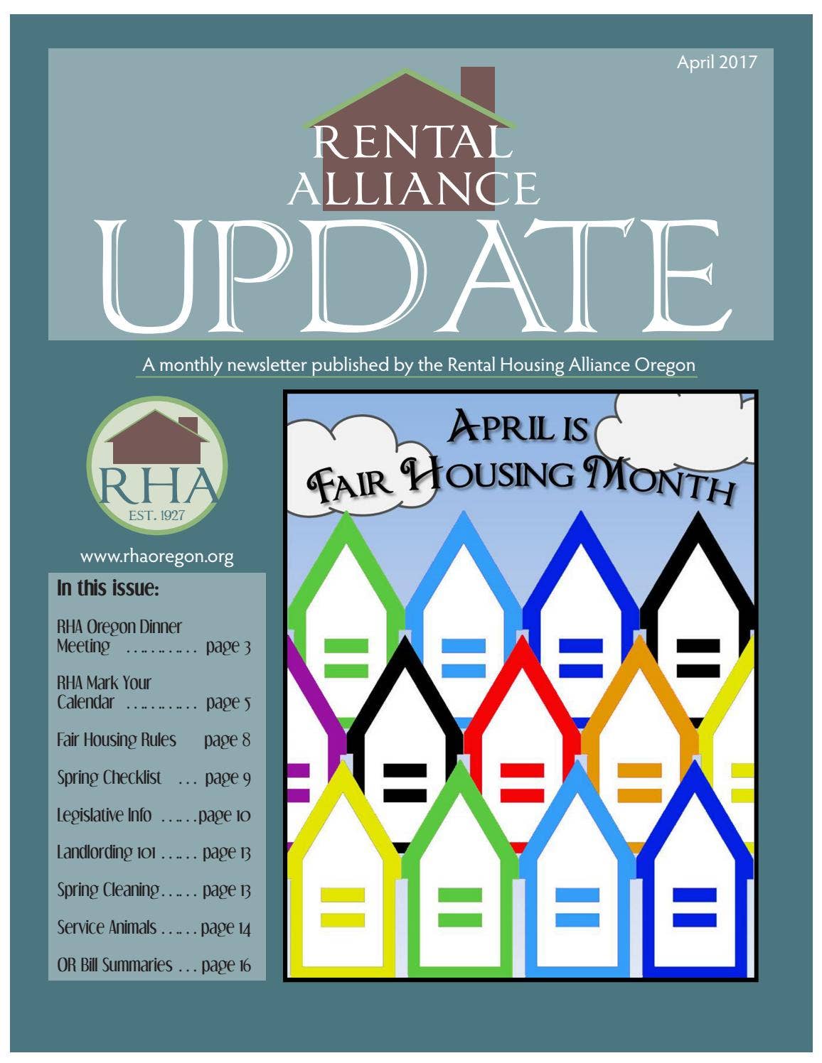 April 2017 RHA Update Newsletter by Cari Pierce - Issuu