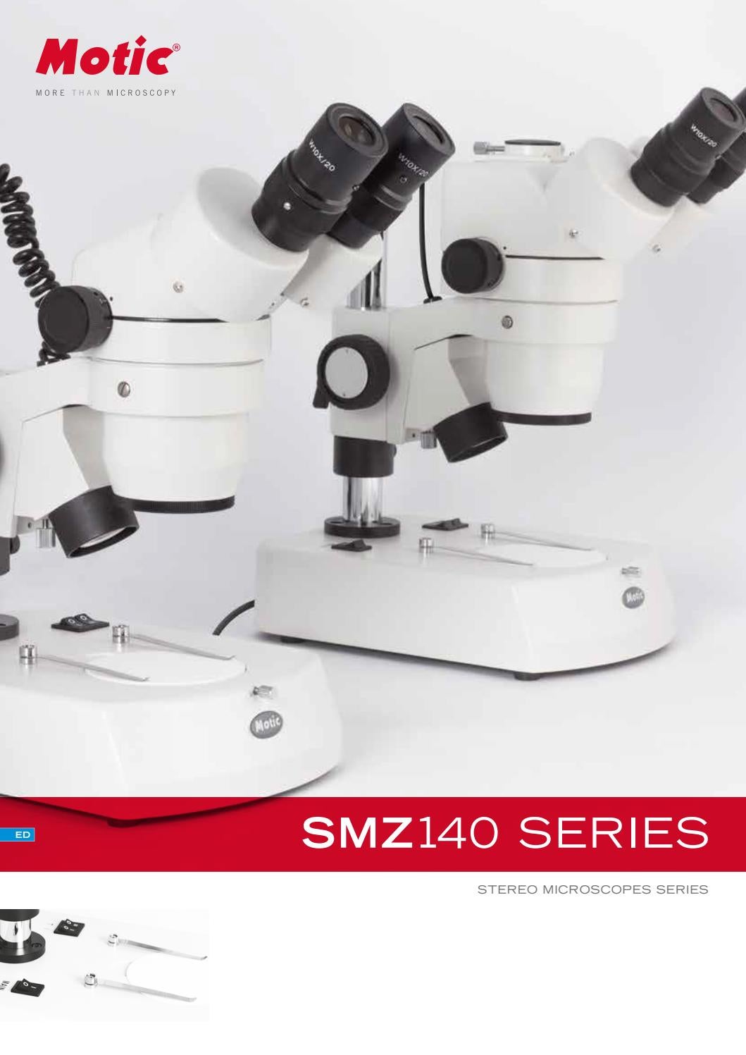 SMZ140 Series Catalogue - EN by MOTIC EUROPE - Issuu