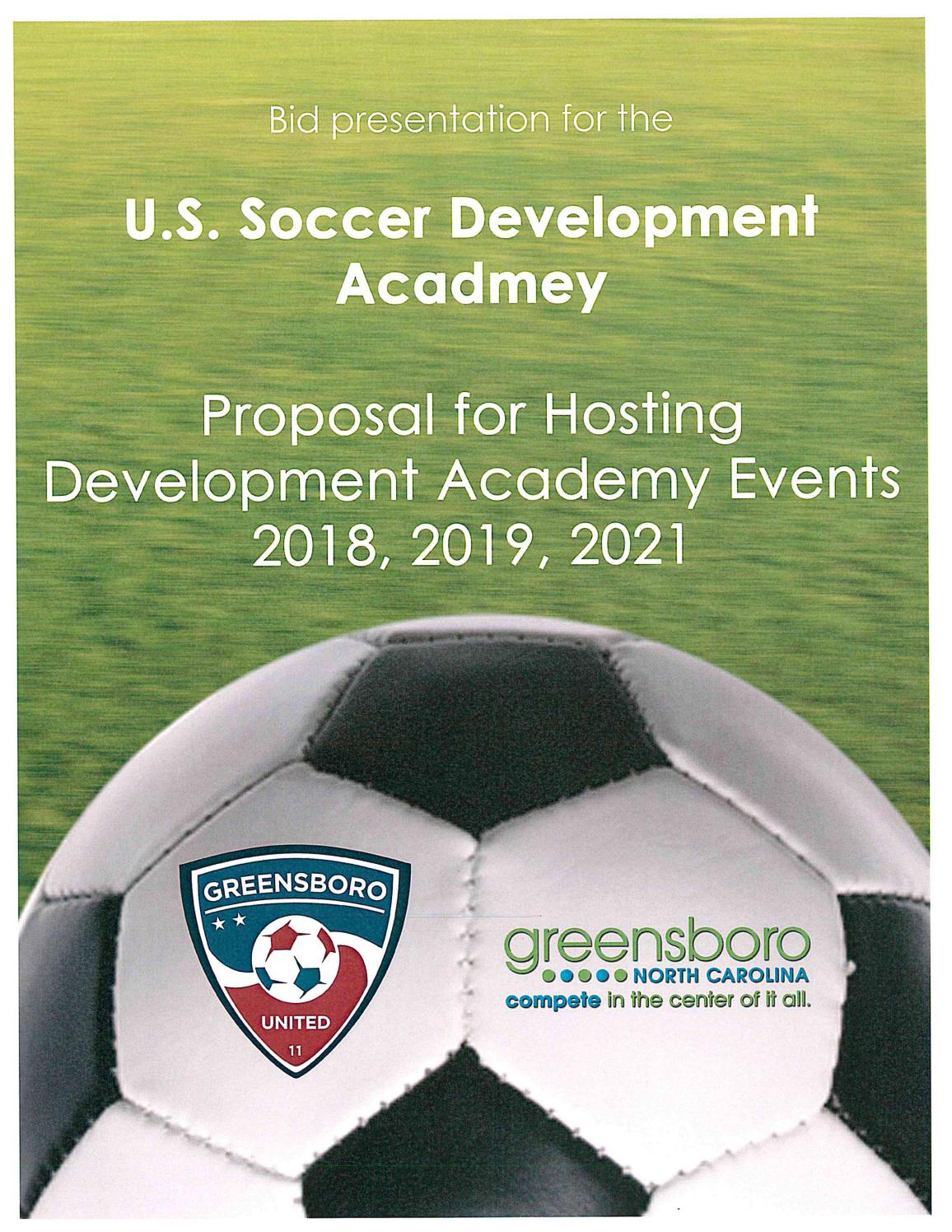 U.S. Soccer Development Acadmey by Greensboro CVB - Issuu