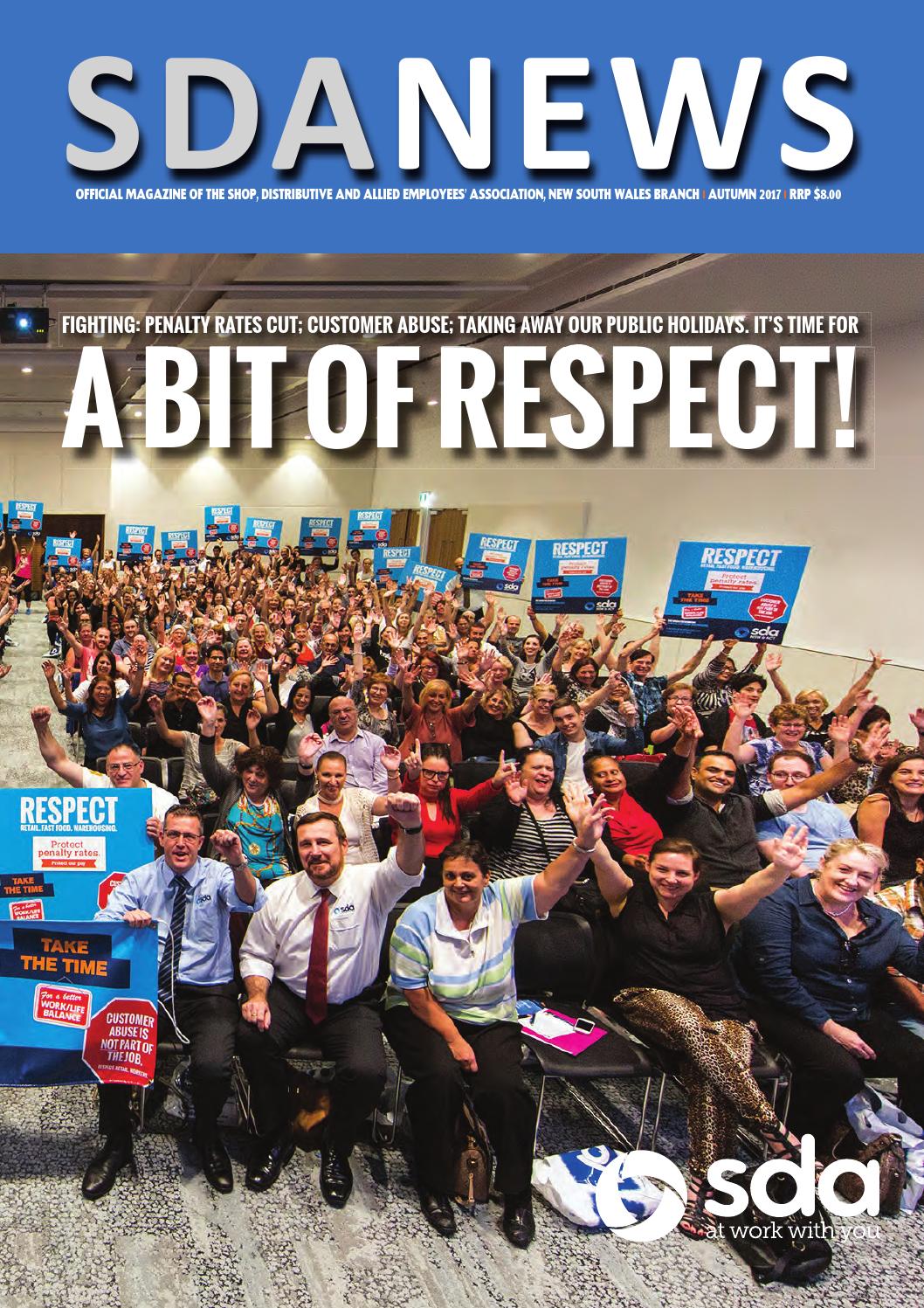 SDA News 2017 Autumn by SDA NSW - Issuu