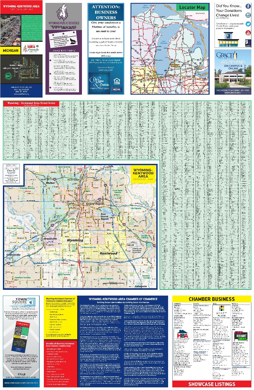 Wyoming Kentwood MI Chamber Map by Town Square Publications, LLC - Issuu