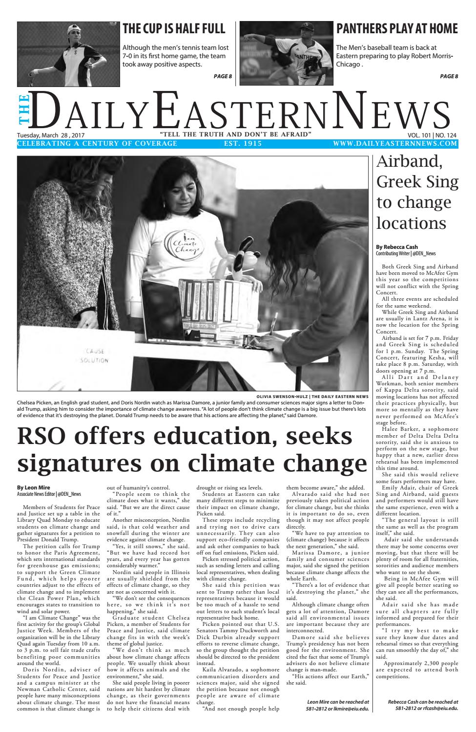 2017 .03. 28 by The Daily Eastern News - Issuu