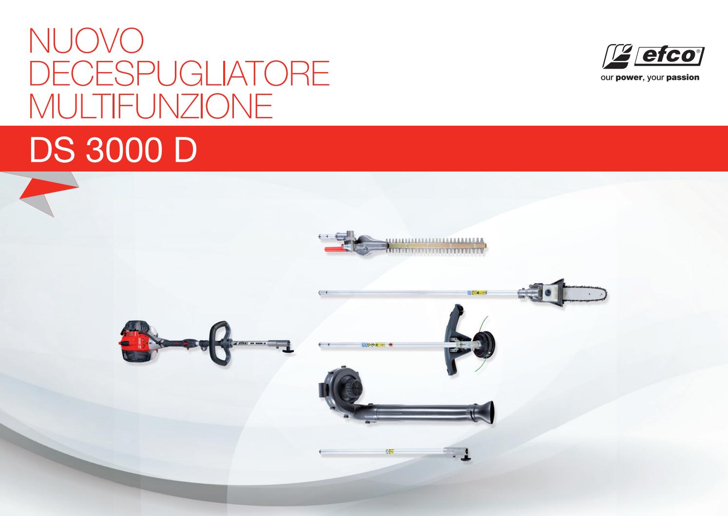 Decespugliatore multifunzione Efco DS 3000 D by Emak Spa - Issuu
