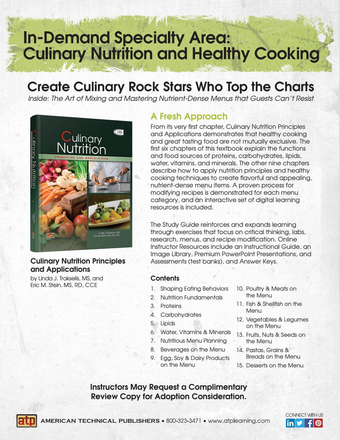 Culinary Nutrition and Study Guide by American Technical Publishers - Issuu