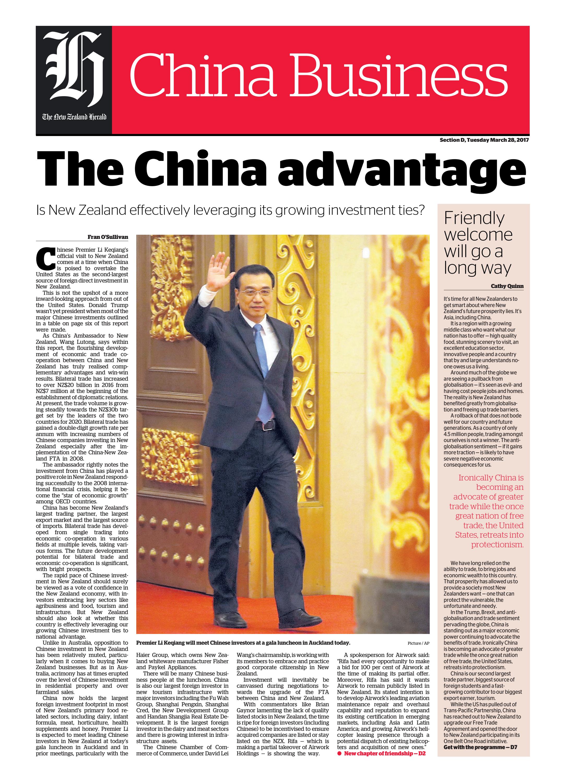 NZH China Business Report 2017 by NZME. - Issuu