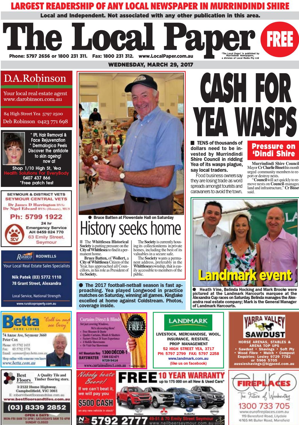 The Local Paper. Wed., Mar. 29, 2017 by Ash Long - Issuu