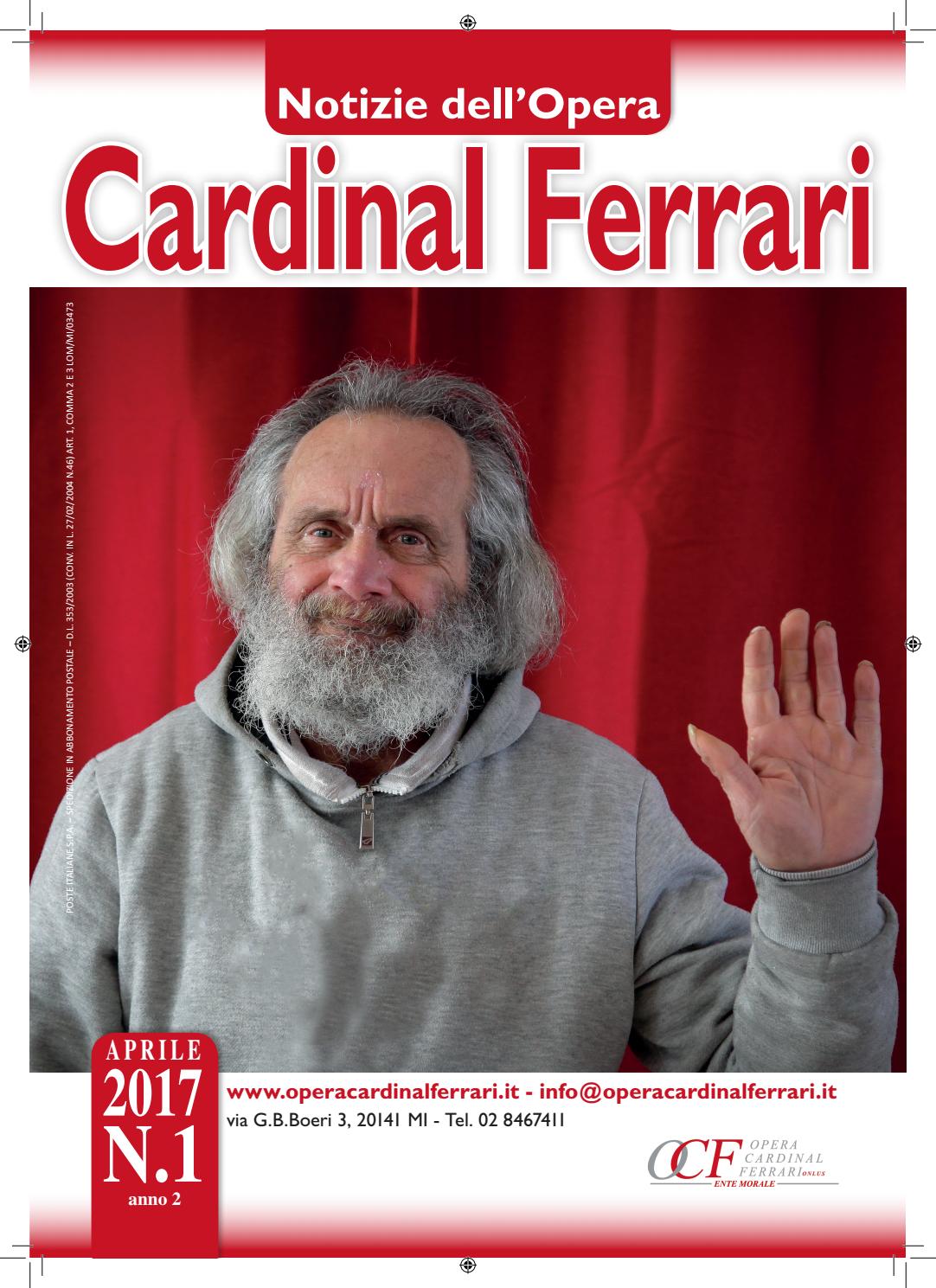 NOTIZIE DALL’OPERA CARDINAL FERRARI | APR 2017 by Opera Cardinal ...