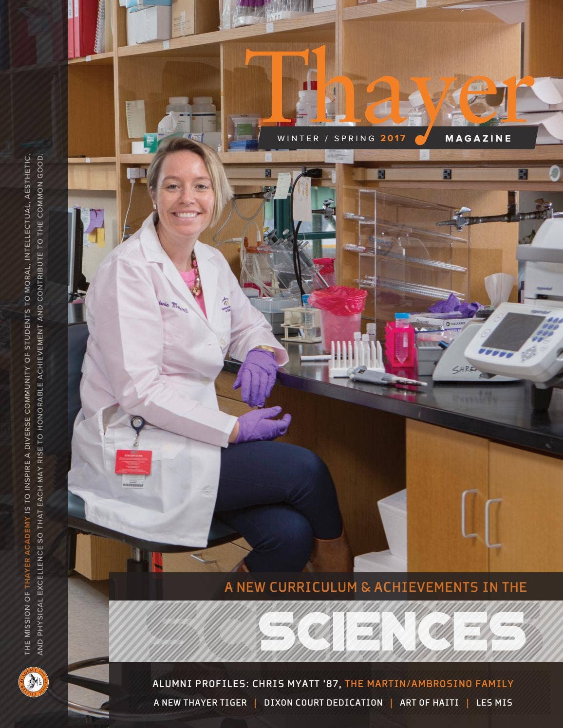 Thayer Magazine Winter/Spring 2017 by Thayer Academy - Issuu