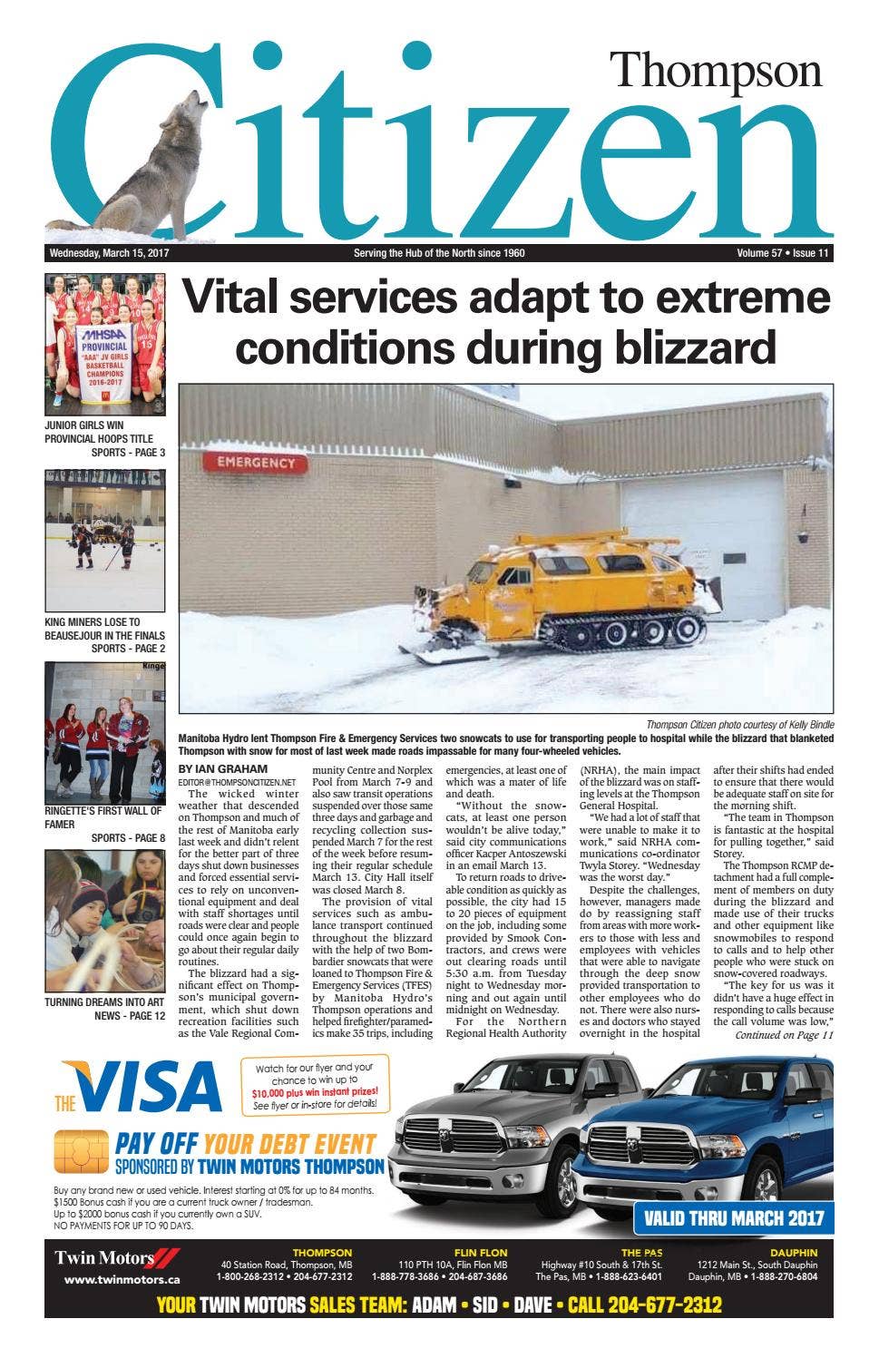 March 15 2017 by Thompson Citizen - Issuu
