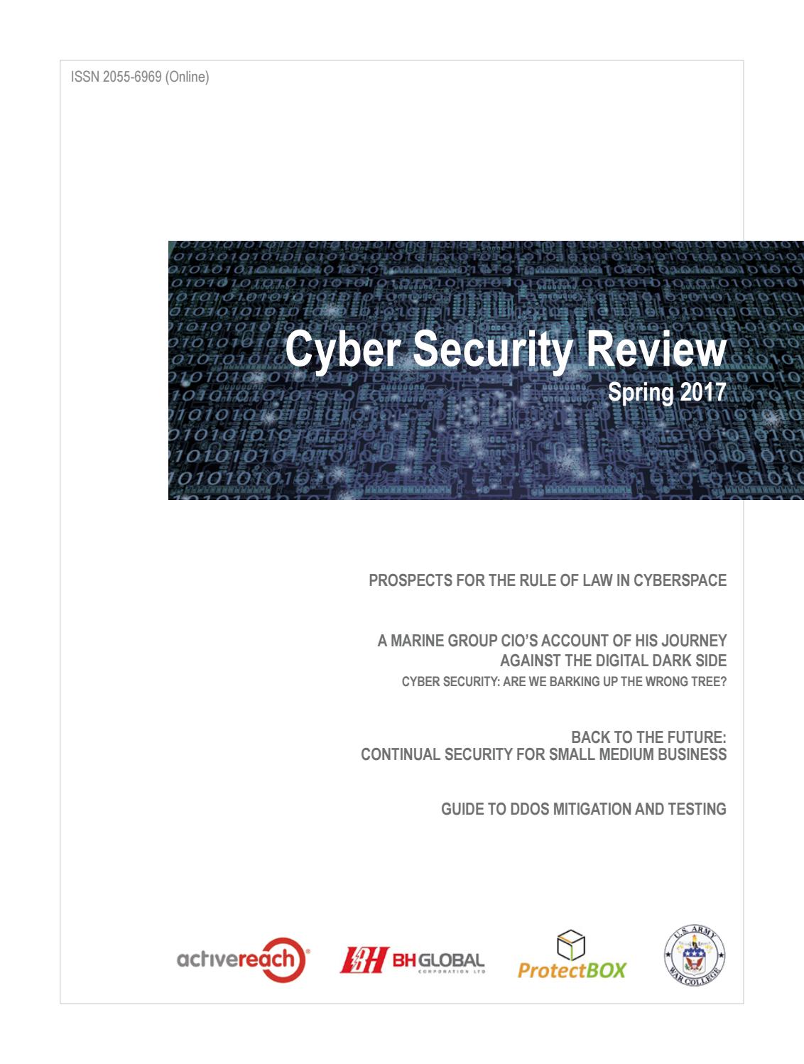 Cyber Security Review Spring 2017 preview edition by Delta Business ...