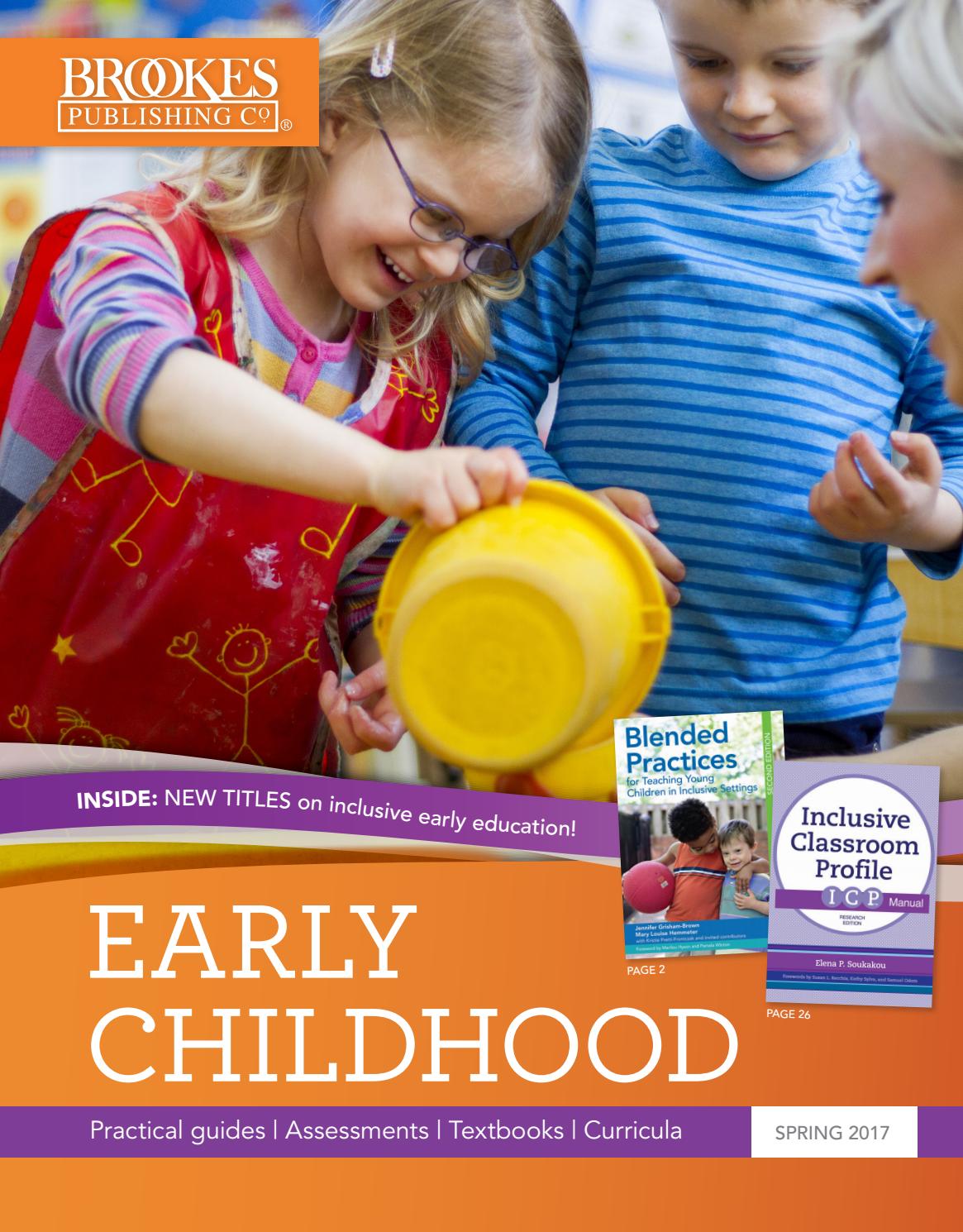 Brookes Publishing—Early Childhood, Spring 2017 by Brookes Publishing ...