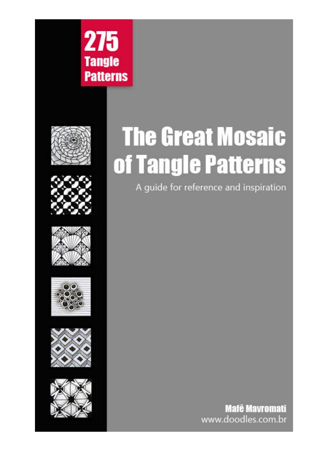 The great mosaic of tangle patterns by Gerri Korbel - Issuu