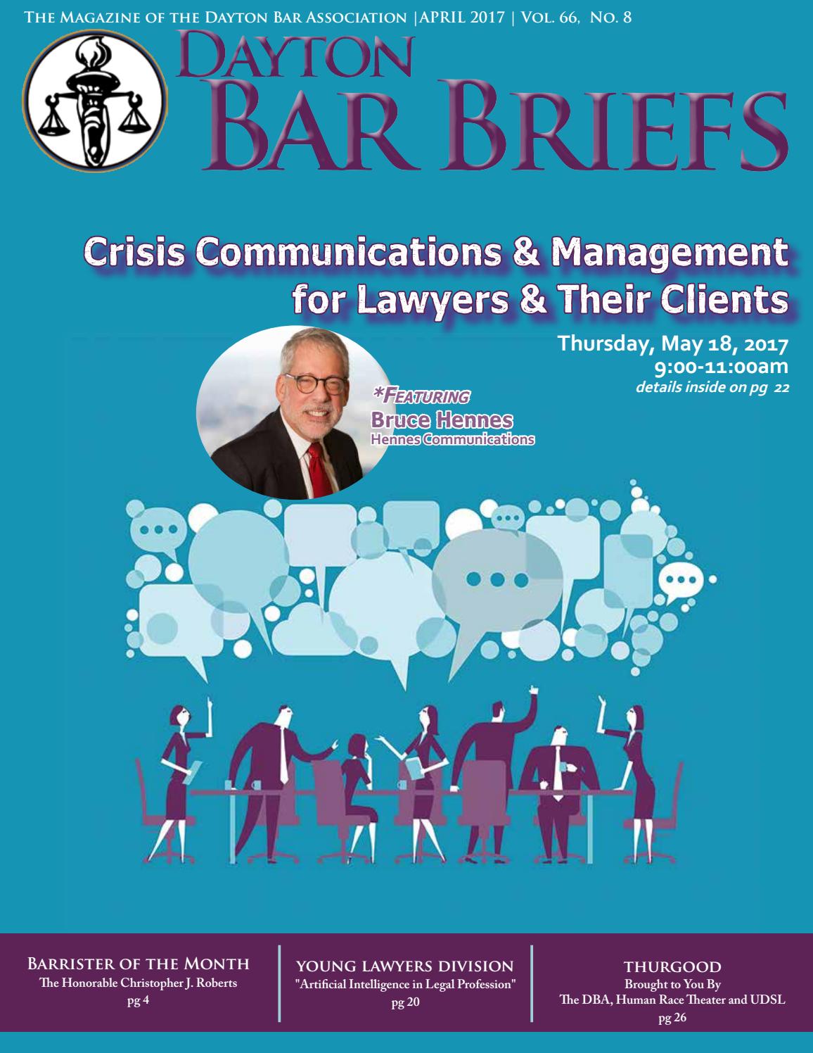 April 2017 small file by Dayton Bar Association - Issuu