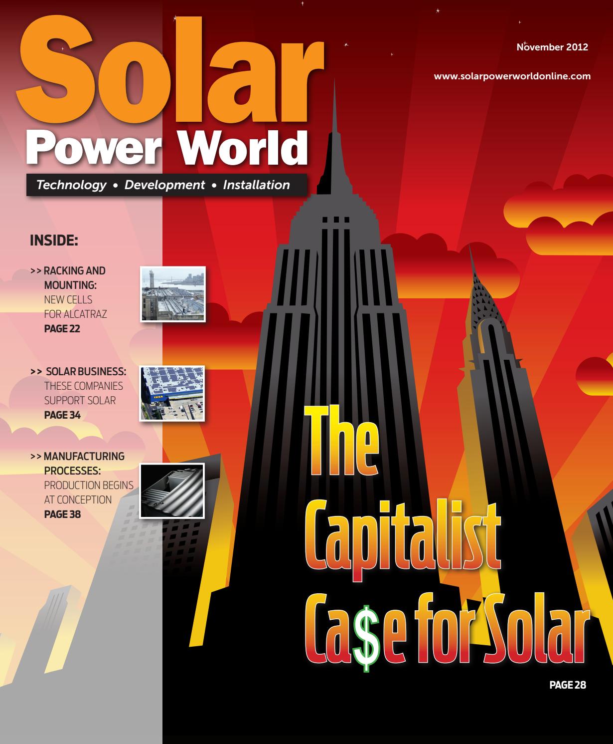 Solar Power World - NOVEMBER 2012 by WTWH Media LLC - Issuu