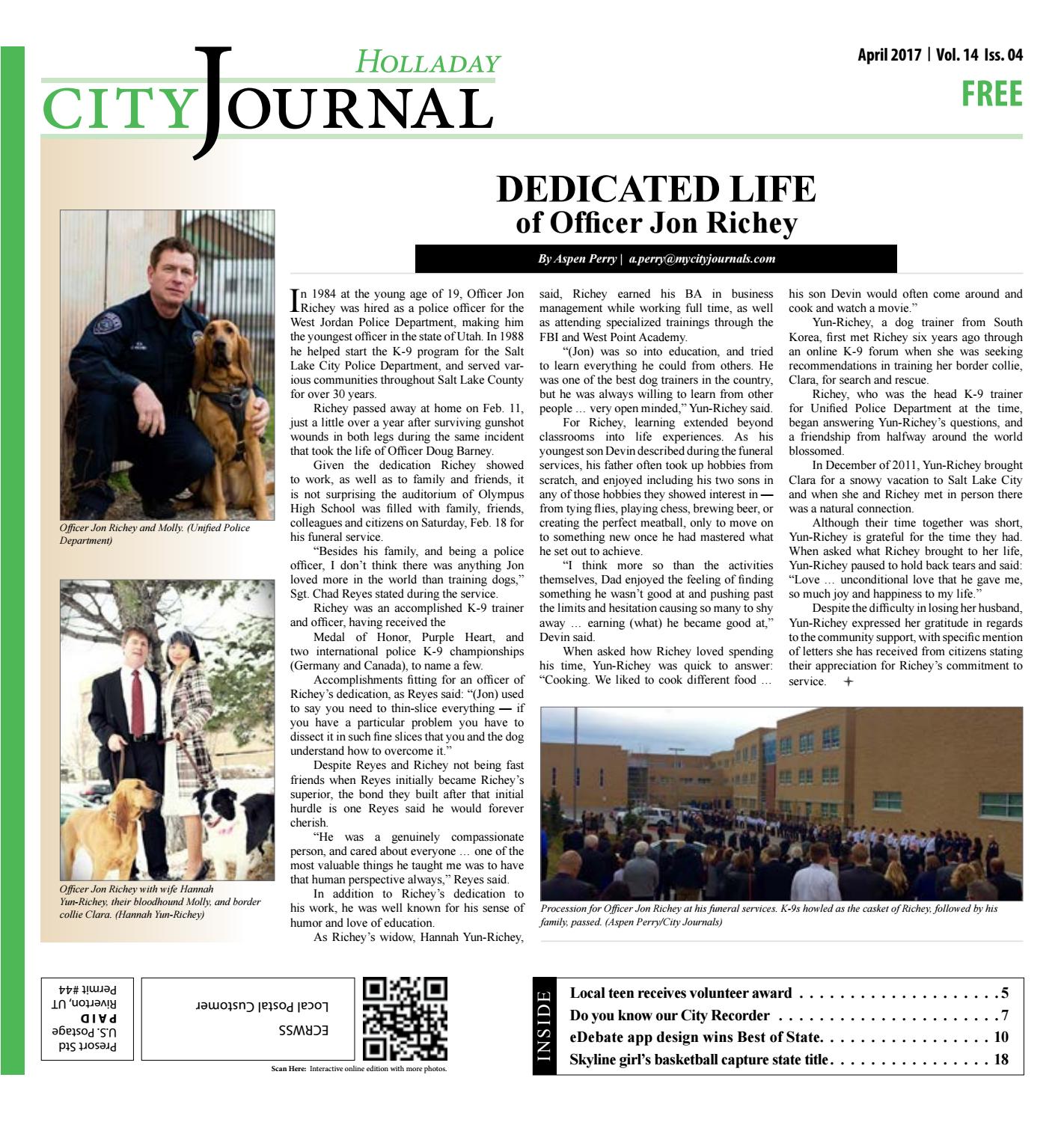 Holladay Journal April 2017 by The City Journals - Issuu