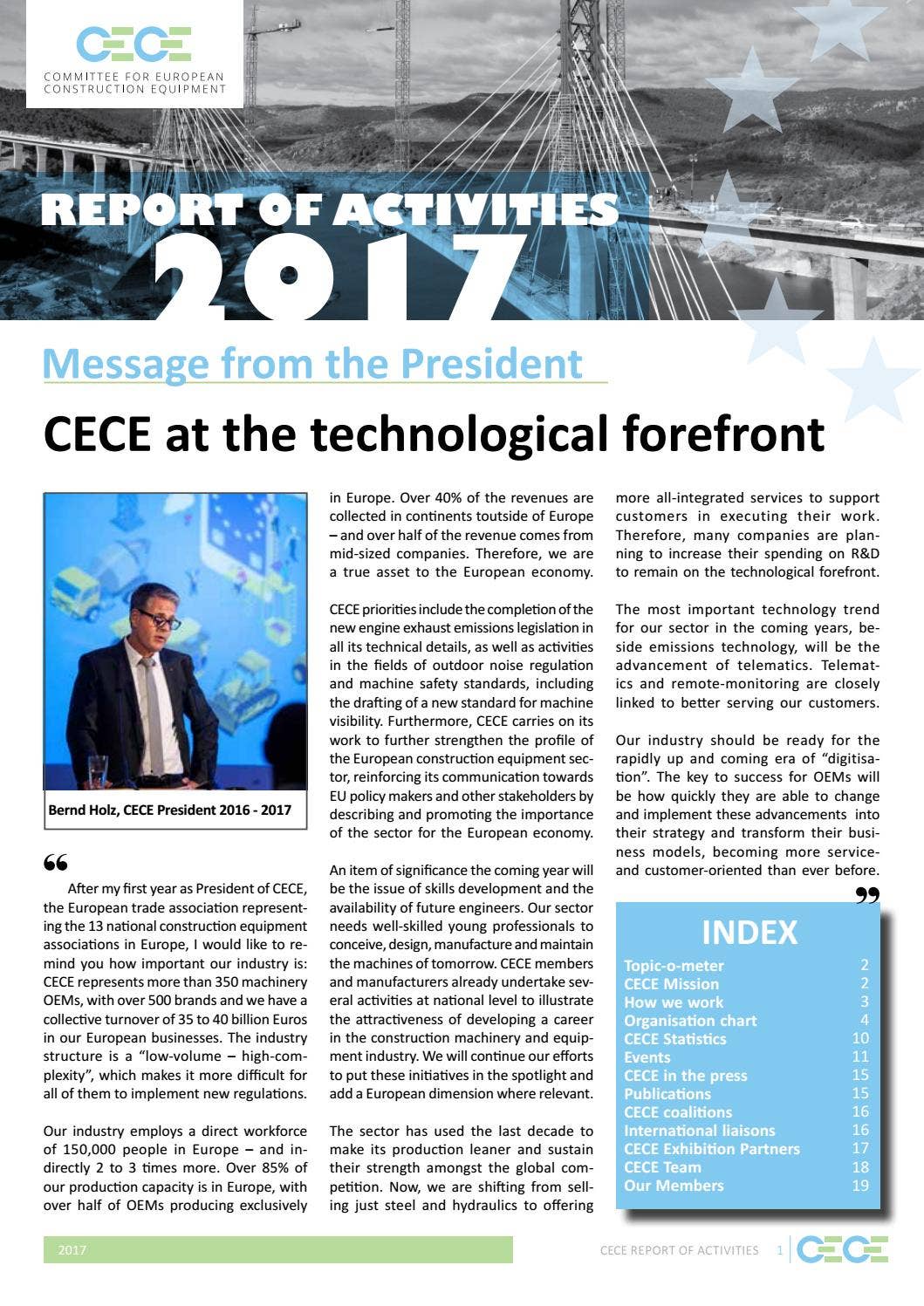 CECE Report of Activities 2017 by CECE - Issuu
