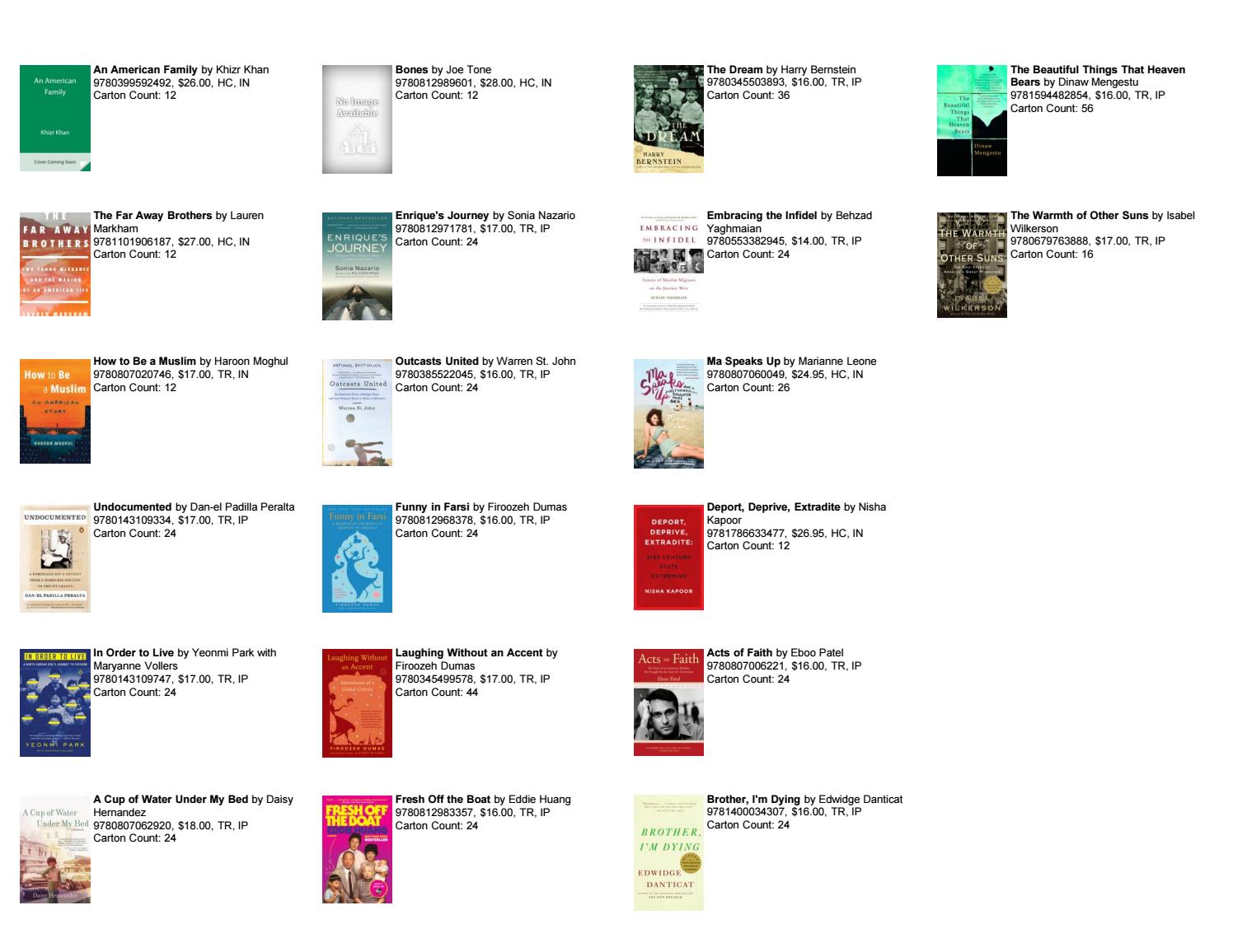 Immigration Titles: Nonfiction by PRH Library - Issuu