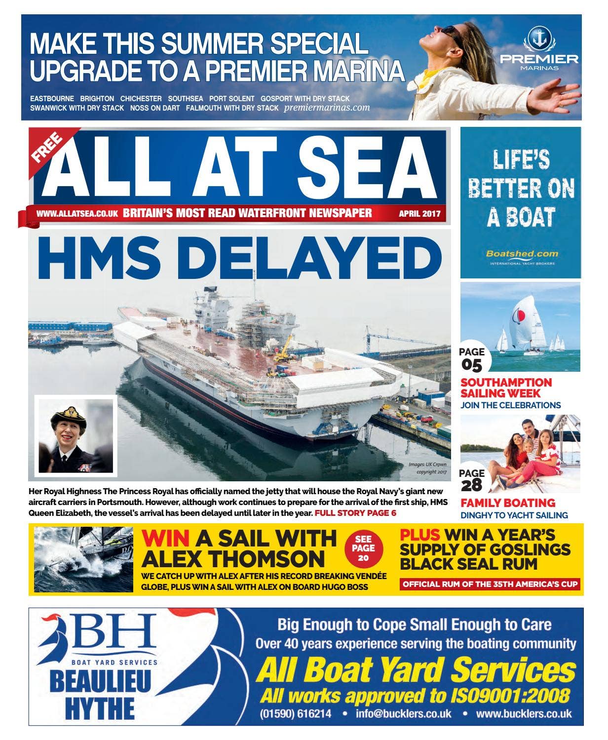 All At Sea April 2017 by All At Sea - Issuu